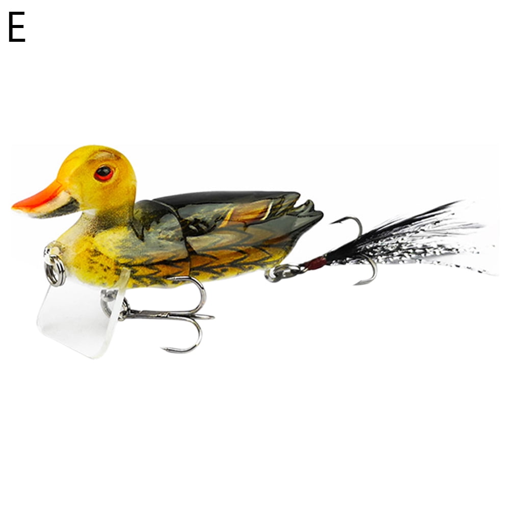 Chicmine 7cm Artificial Duck Shape Fish Hard Lure Bait River Ocean ...