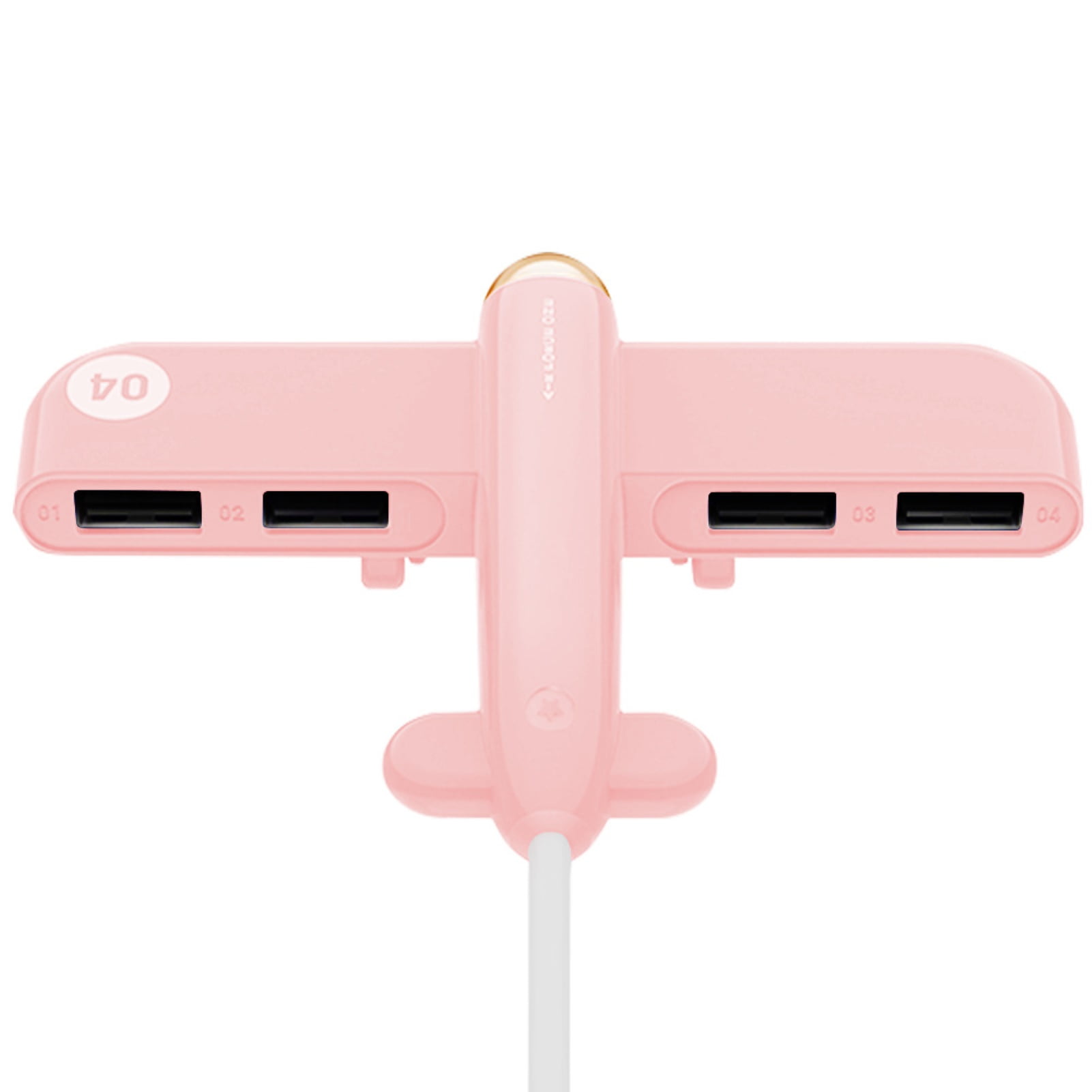 Chicmine Aircraft Shape USB 2.0 Expander 4-Port Data Hub Splitter for ...