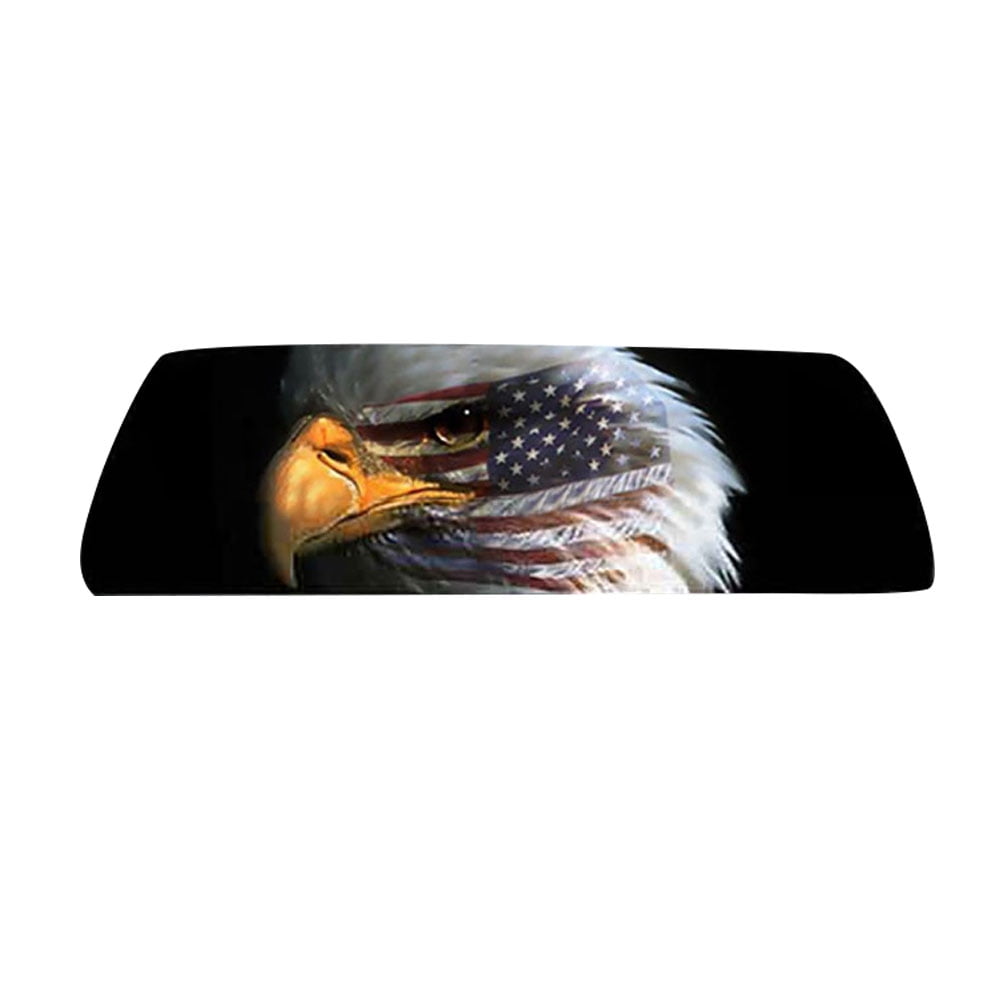Chicmine American Flag Eagle Print Rear Window Graphic Decal Sticker ...