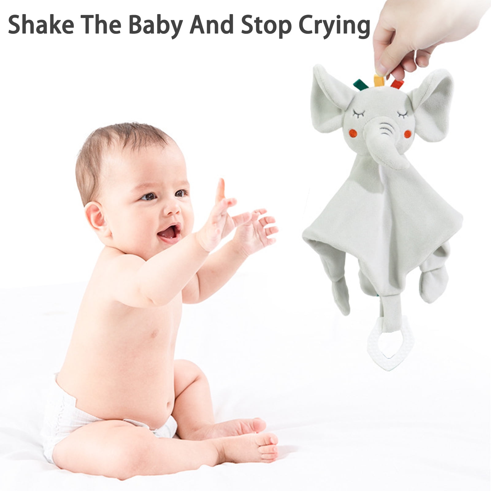 Chicmine Baby Appease Towel Cute Cartoon Lion Rabbit Elephant Soft ...