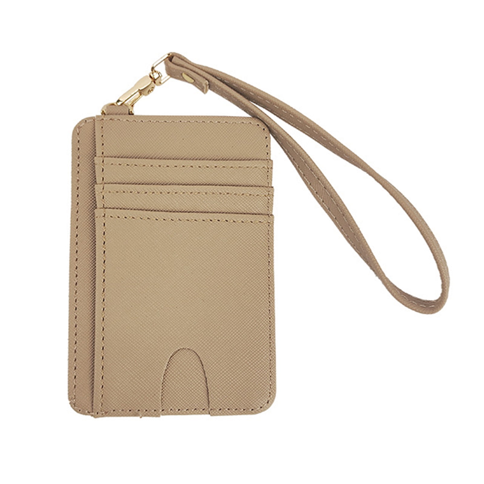 Chicmine Card Holder Clear ID Window Multi-slots Hand Strap Portable ...