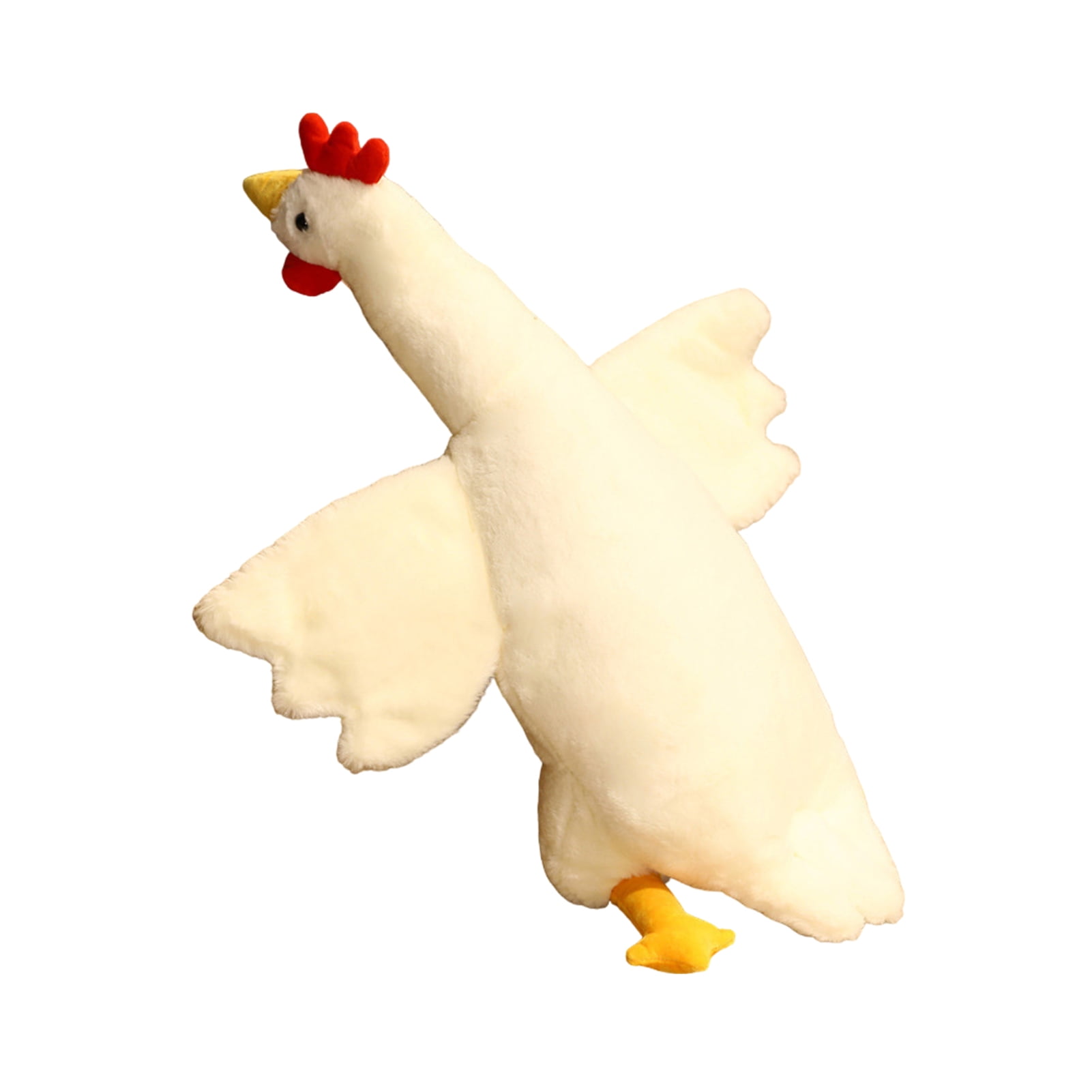 Chicmine Chick Plush Toy White Yellow Hen Plushie Stuffed Rooster ...