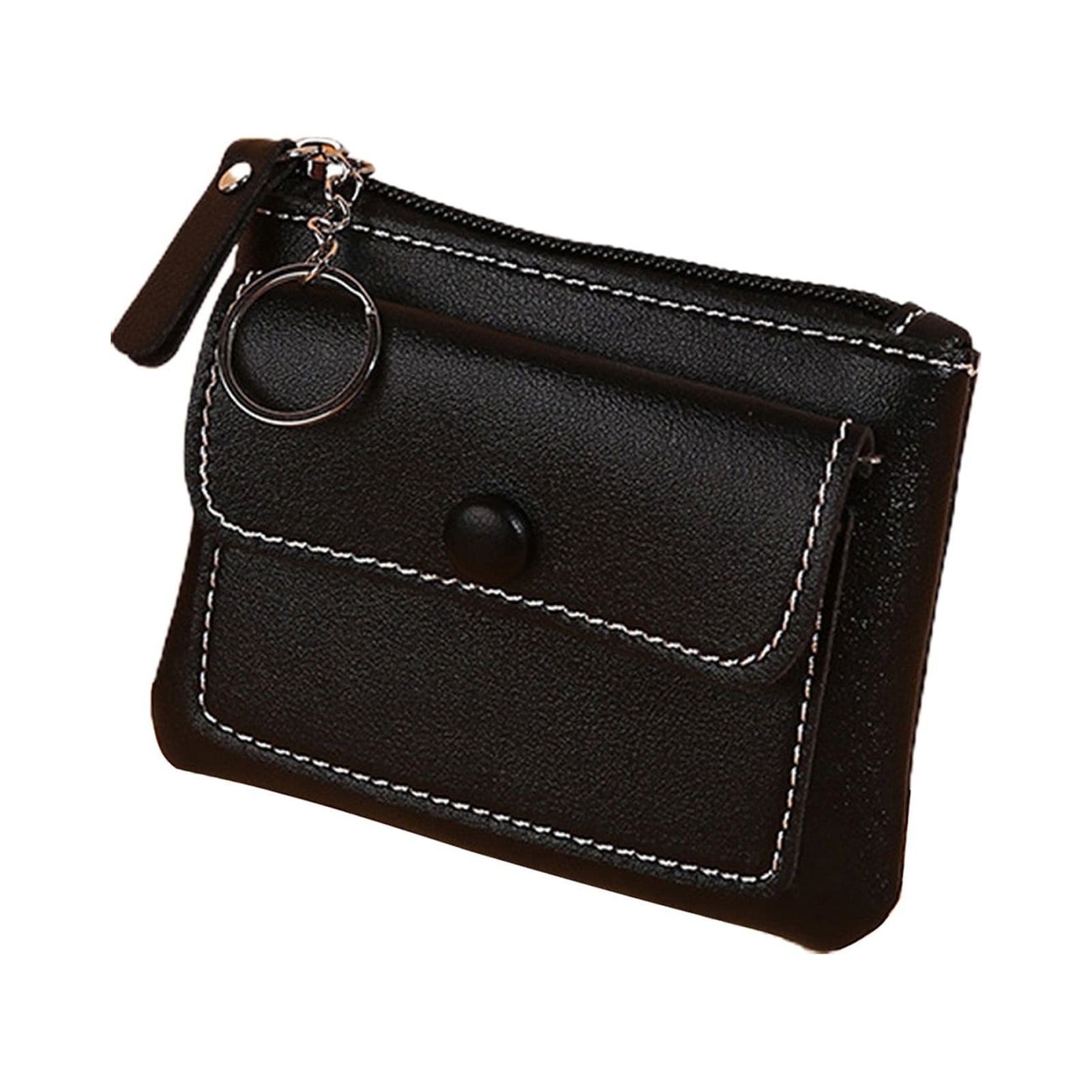 Chicmine Coin Purse Short Two Pockets Large Capacity Zipper Closure ...