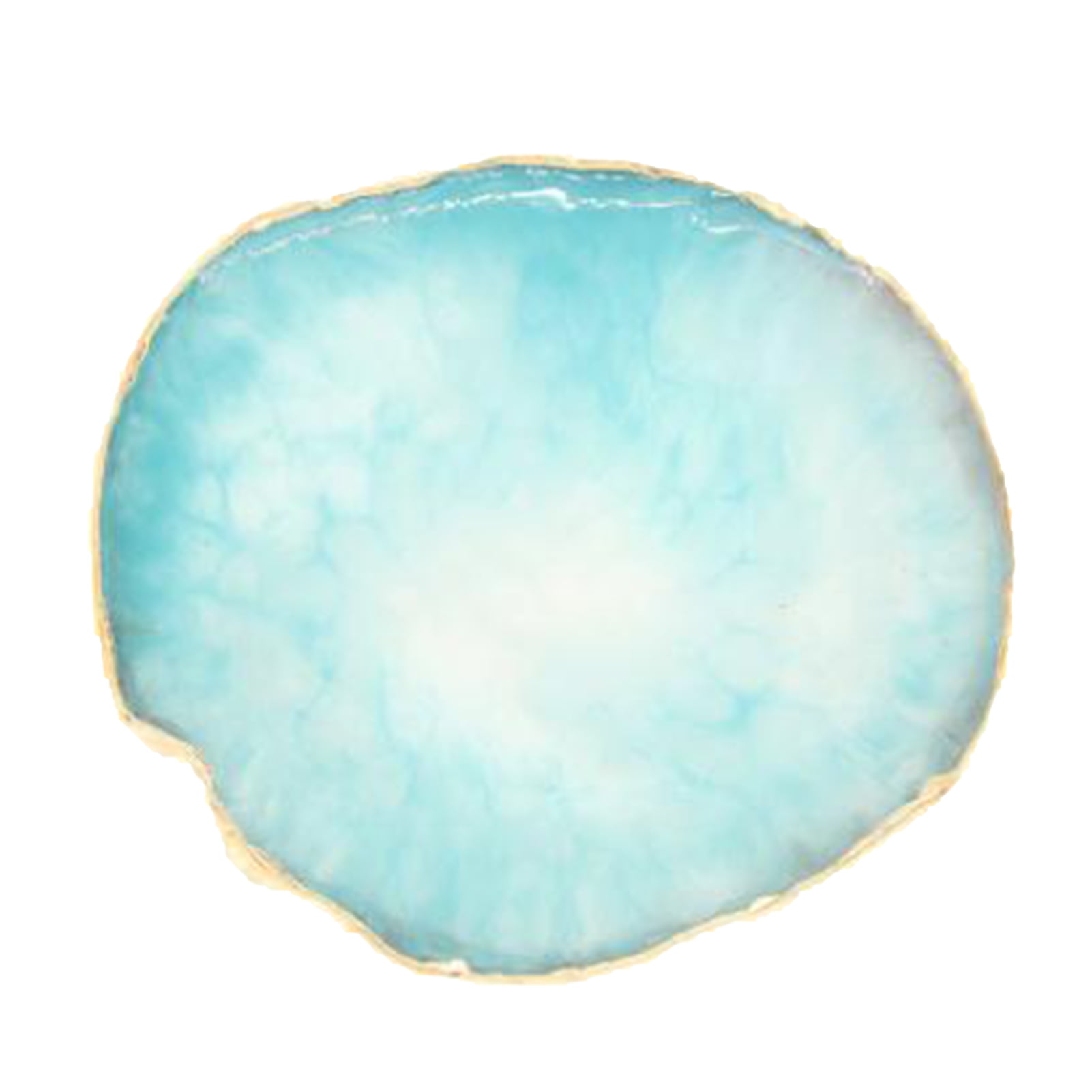 Chicmine Creative Golden Edge Resin Nail Color Palette Mixing Drawing ...