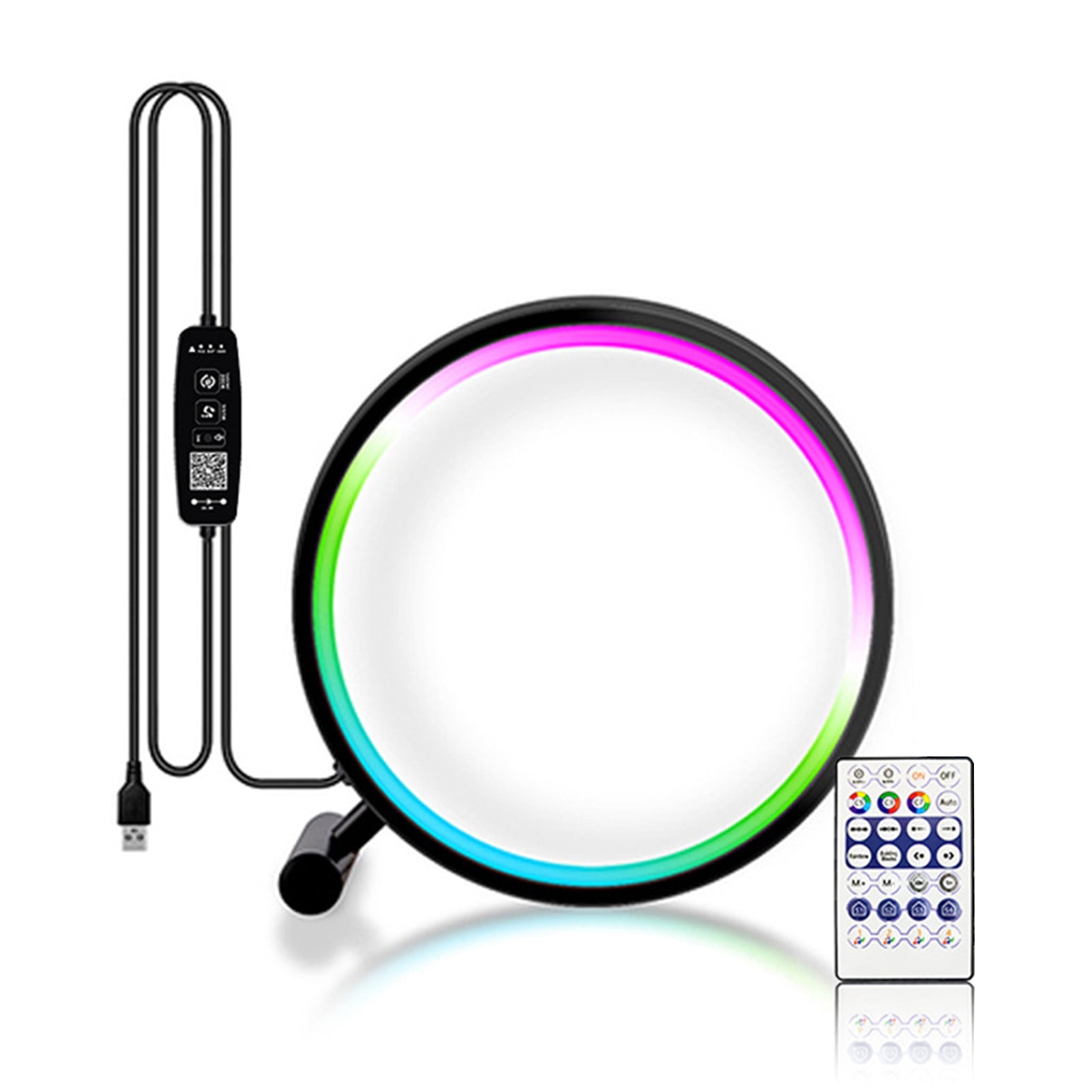 Chicmine Desk Ambient Lamp APP Control USB Plug-and-Play Multiple ...