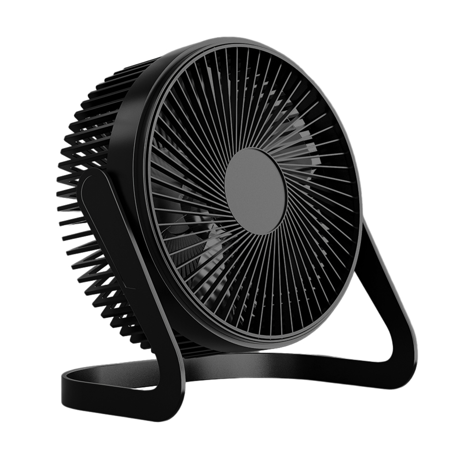Chicmine Desktop Fan USB Powered 360 Degree Rotatable Adjustable Small ...