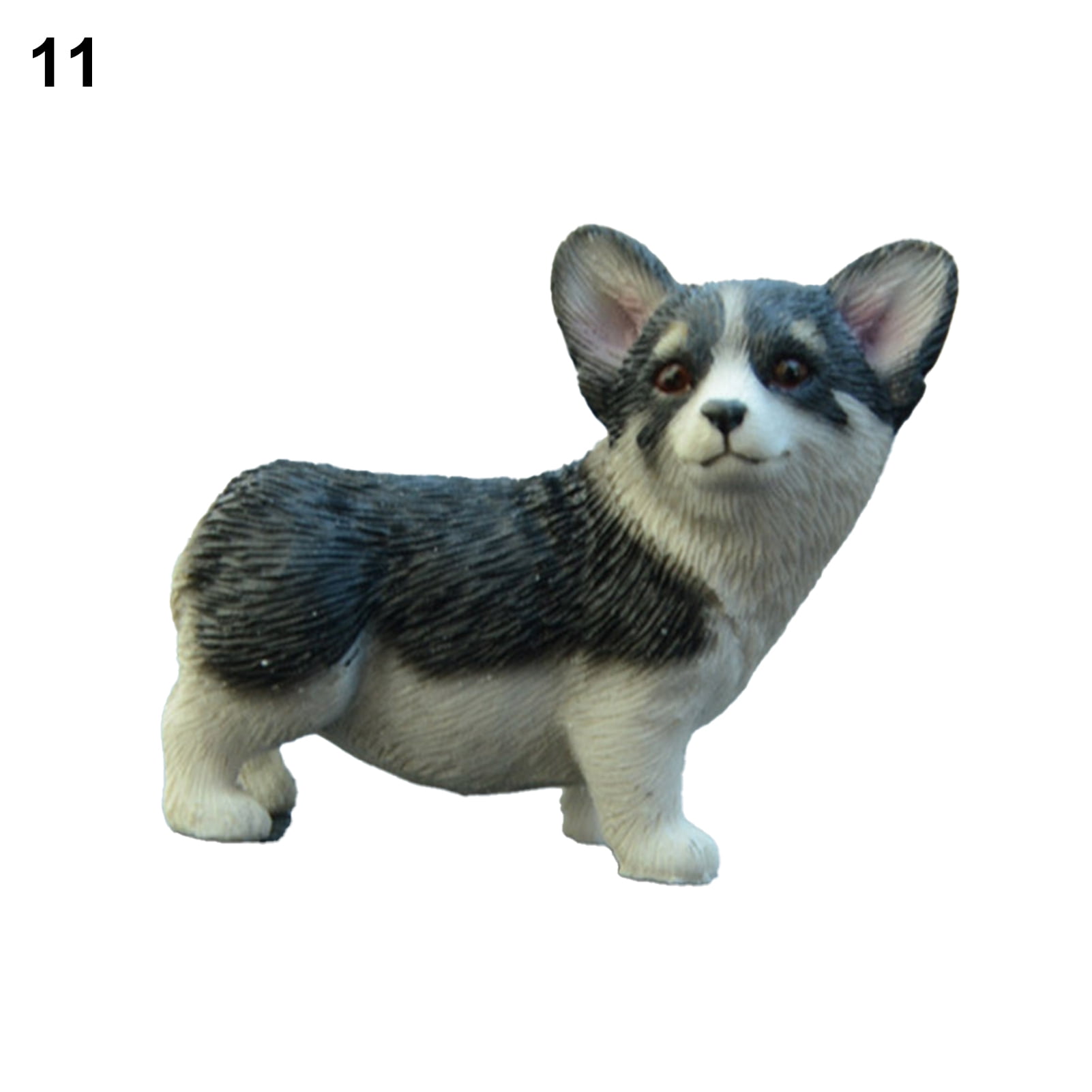 Chicmine Dog Figurines Attractive Adorable Posture DIY Material Garden ...