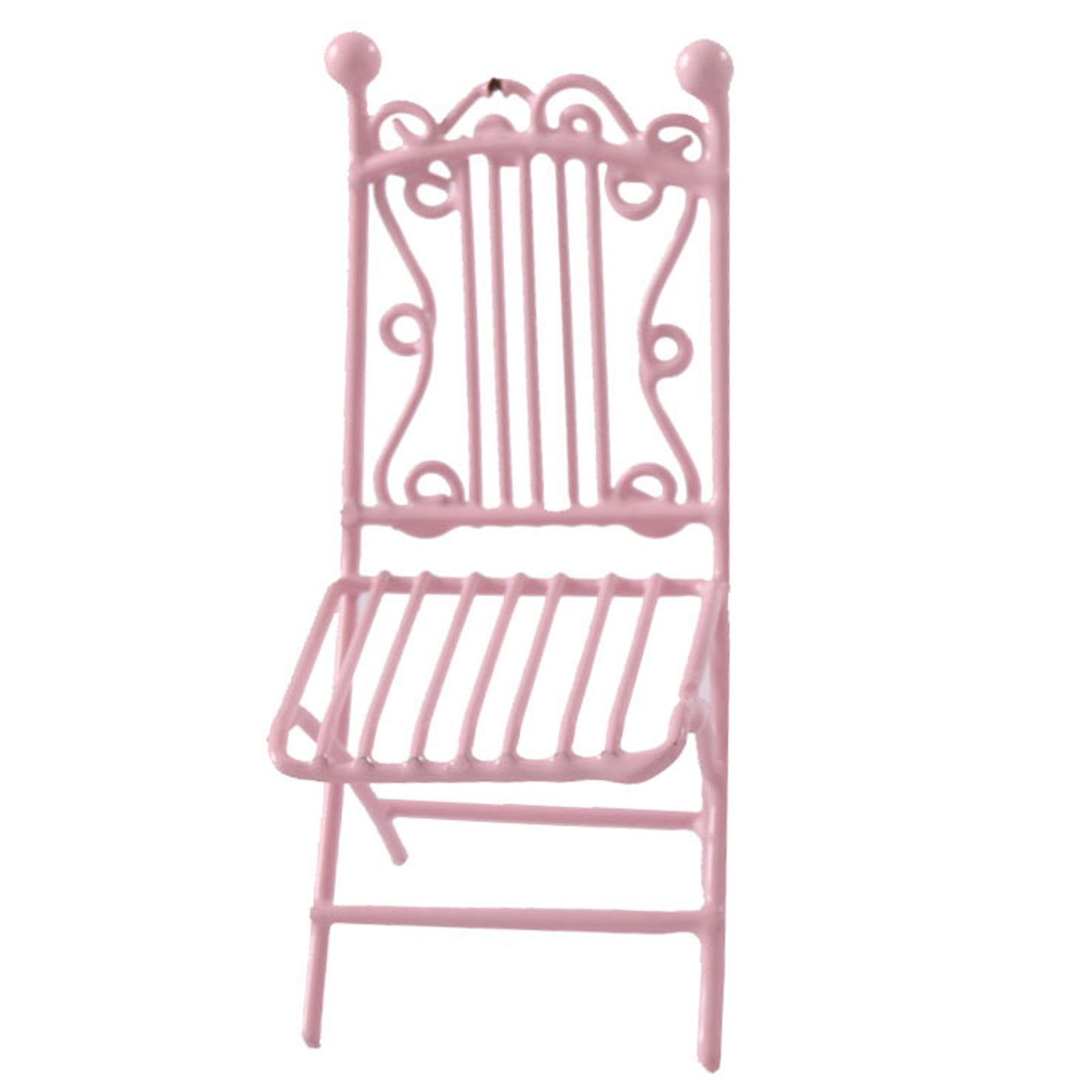 Chicmine Dollhouse Chair Realistic Looking Rust-proof Alloy 1 :12 ...