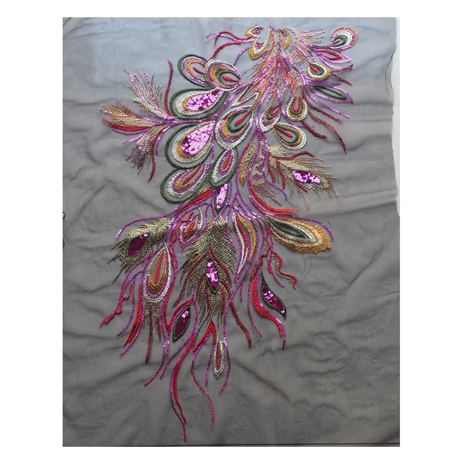 Chicmine Dress Applique Shining Hand Embroidery Sparkling DIY Clothing ...