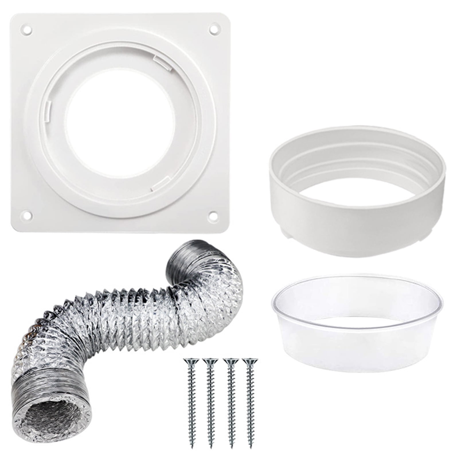 Chicmine Dry Vent Window Kit with Dryer Vent Hose Adjustable Window ...