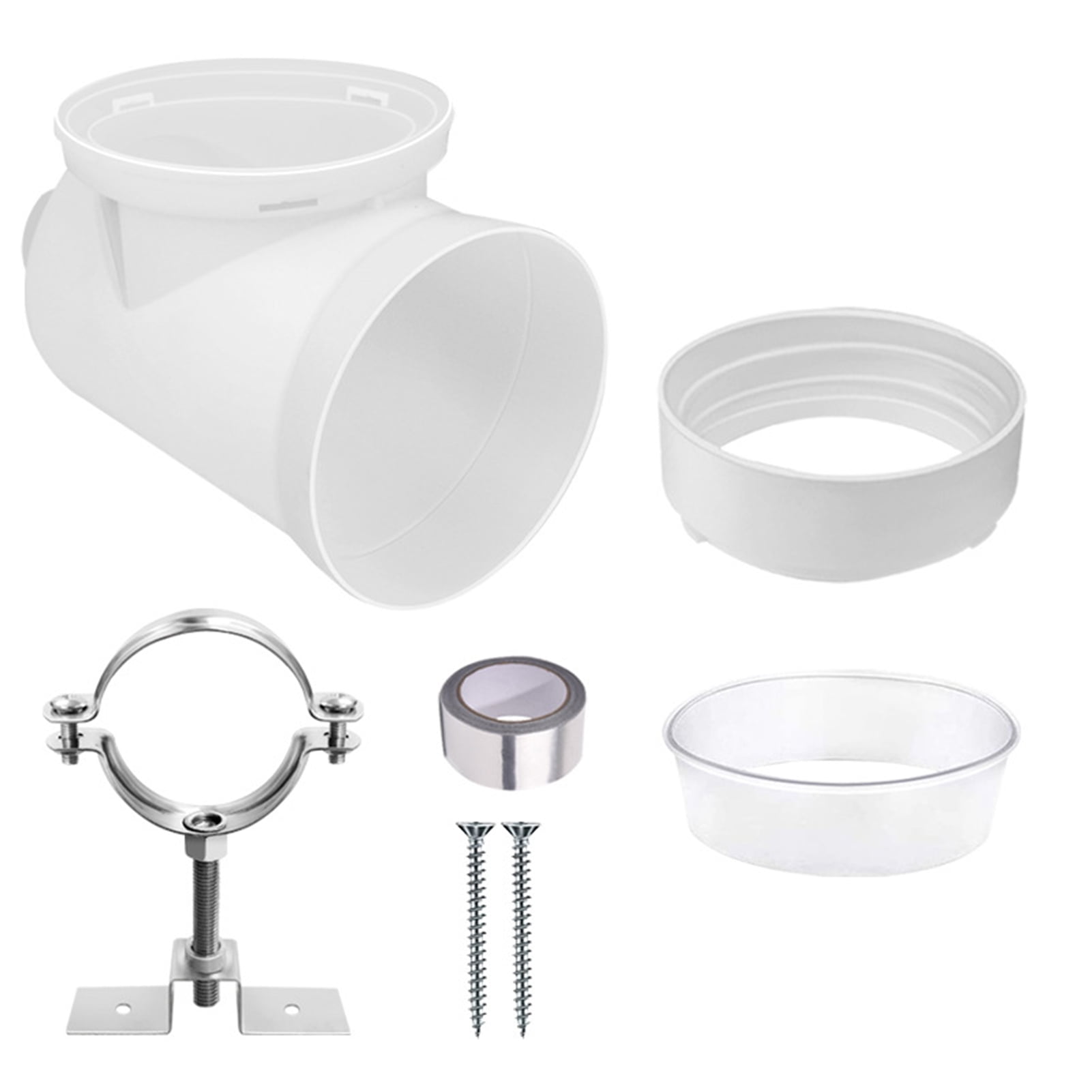 Chicmine Dry Vent Window Kit with Dryer Vent Hose Adjustable Window ...