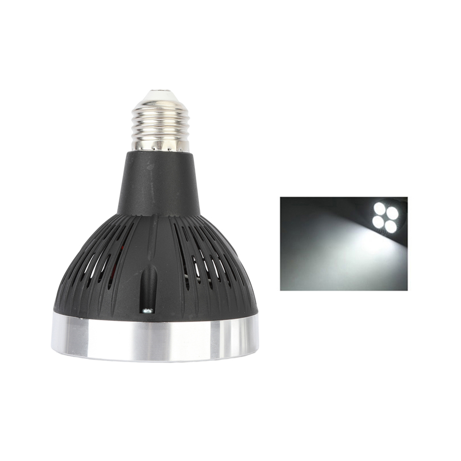 Chicmine E27 35W P30 PAR30 LED Bulb Light Super Bright Spotlight Lamp ...