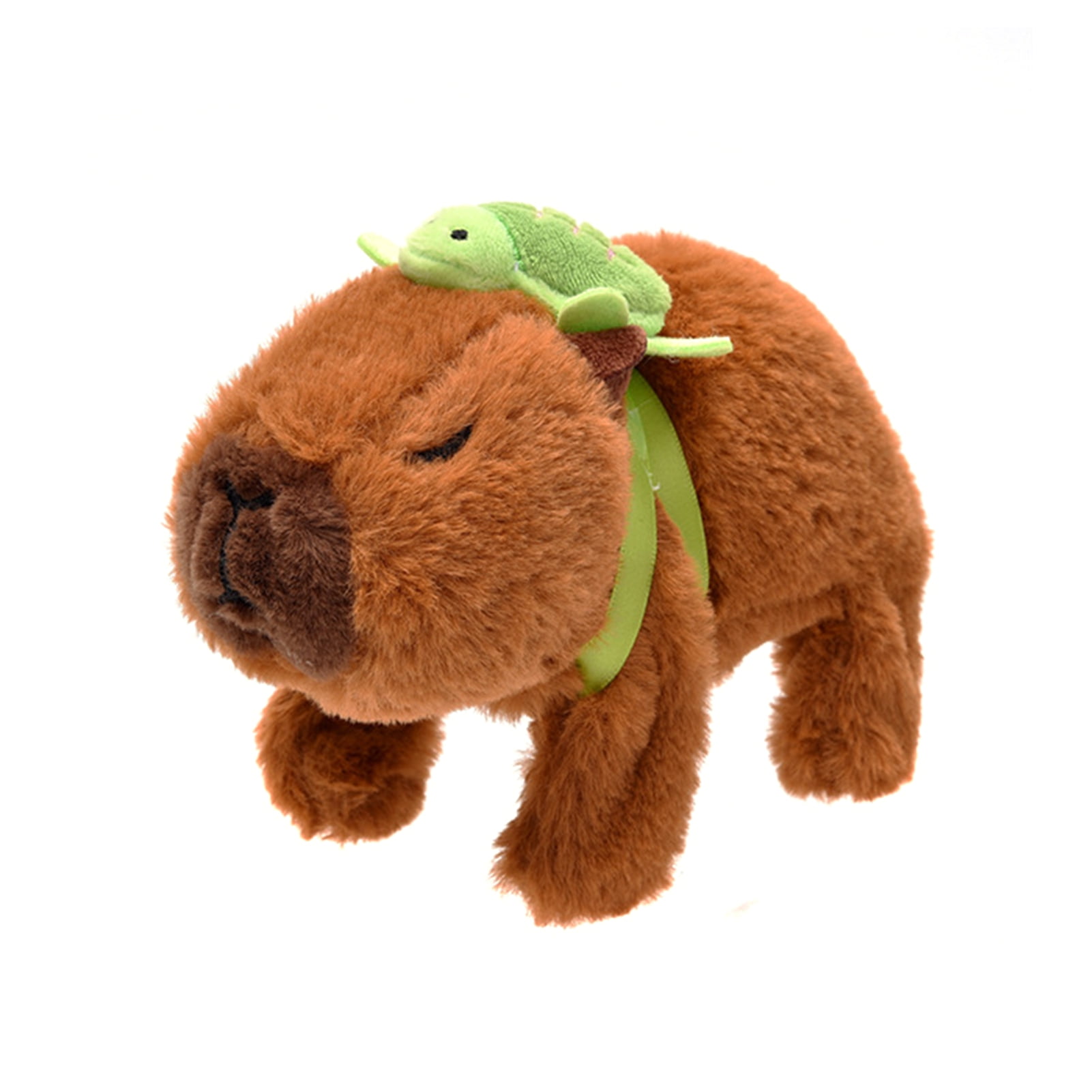 Chicmine Electric Plush Capybara Turtle Toy with Sound Interactive ...