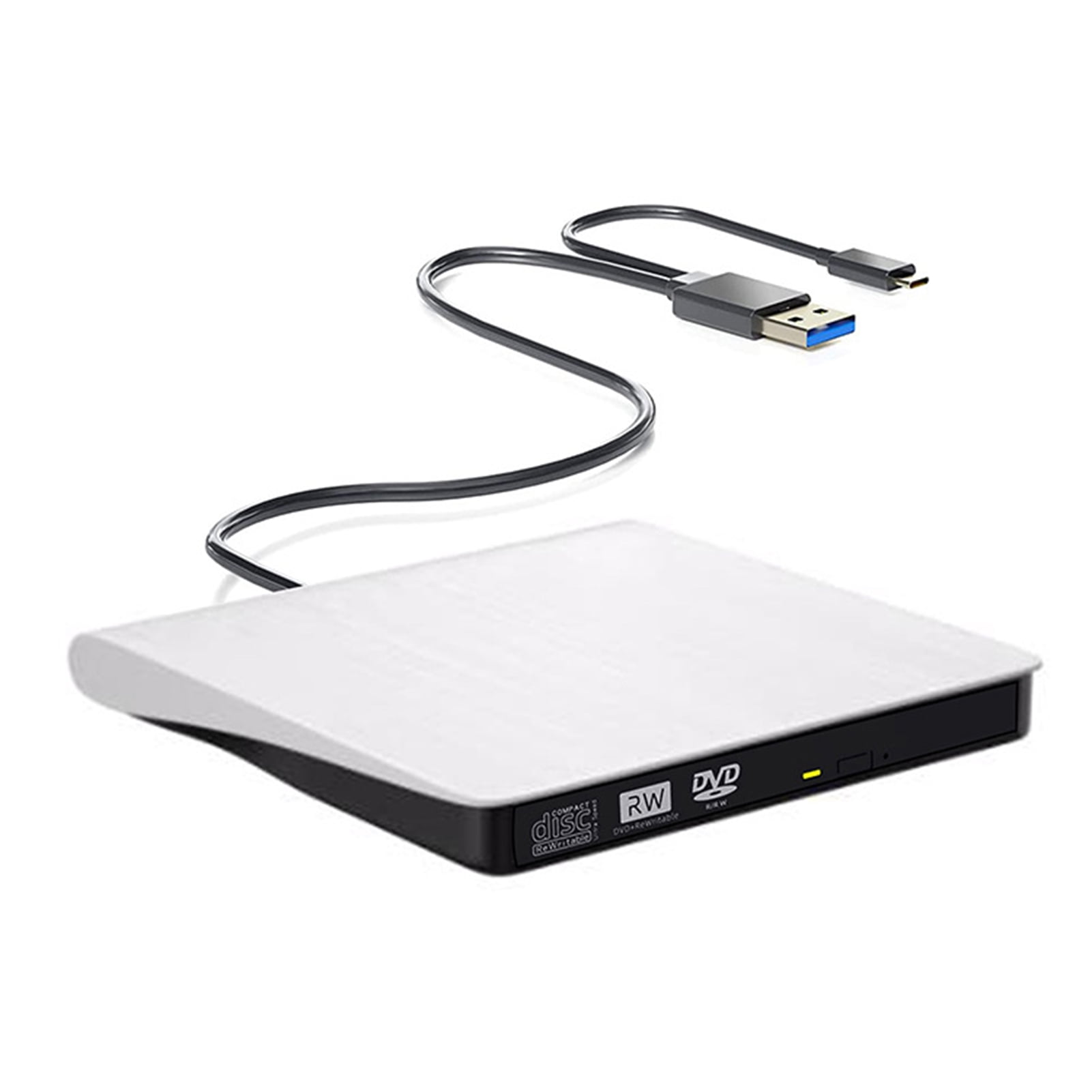 Chicmine External DVD Drive Portable High Speed Read Write One-click ...