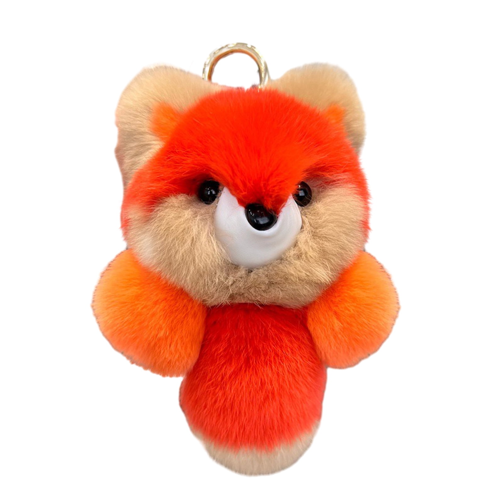 Chicmine Fox Plush Doll Pendant Super Soft Faux Fur Cute Fox Doll ...