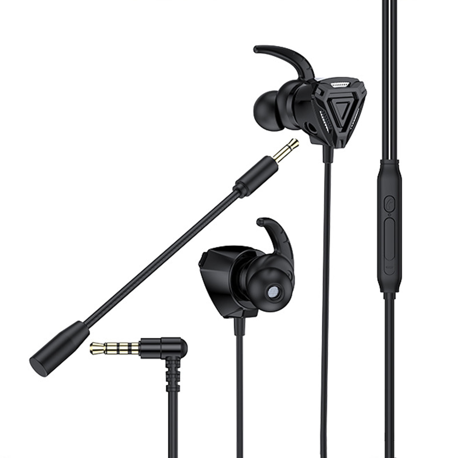 Chicmine Gaming Earphone In-ear HiFi Sound E-sports Game Wired Music ...