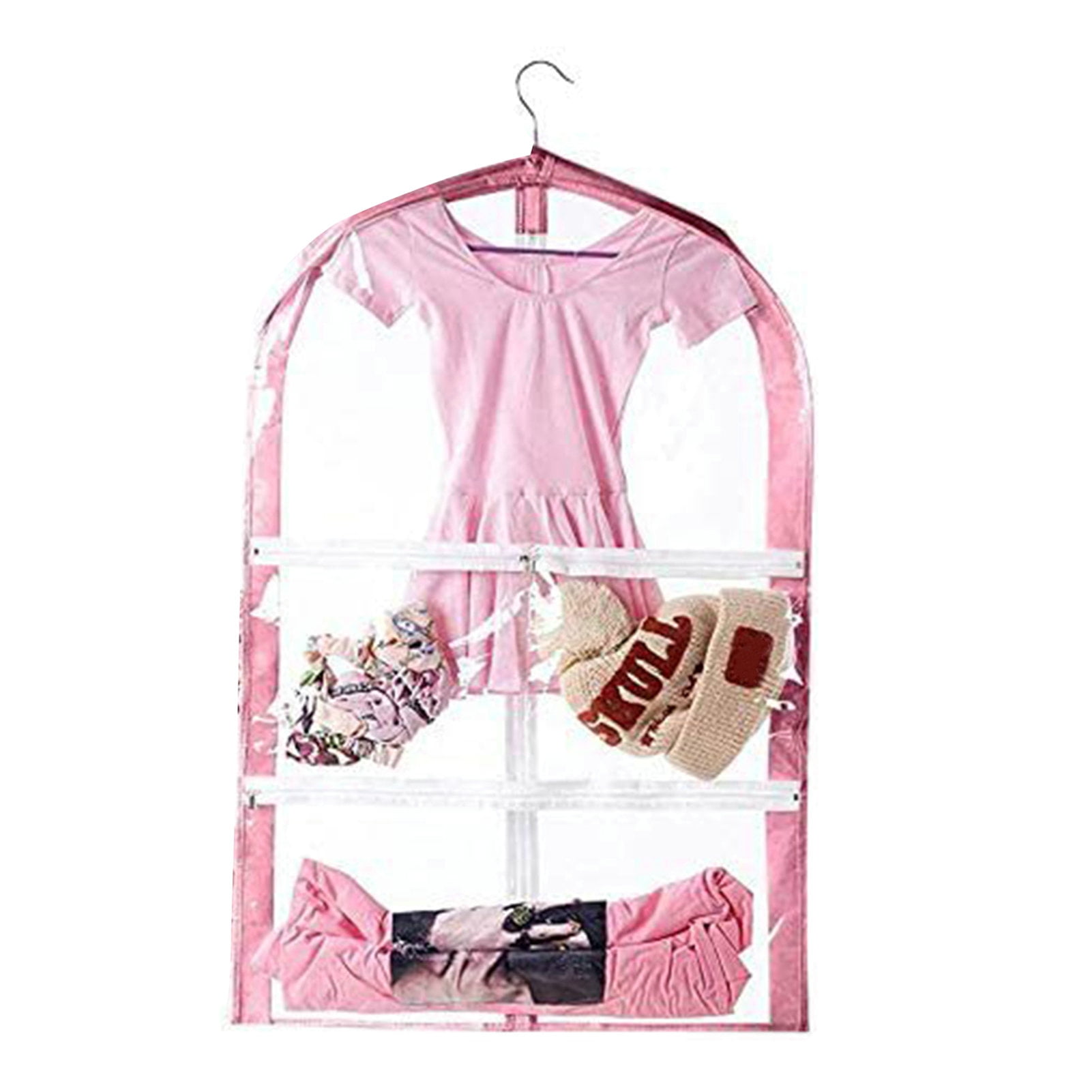 Chicmine Garment Storage Bag Transparent Garment Bag Travel Garment Bag ...