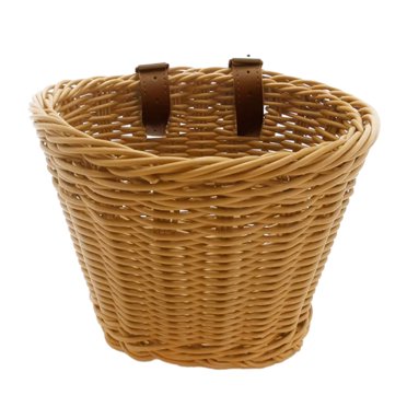 ProSource Style Front Handlebar Wicker Bike Bicycle Basket - Walmart.com