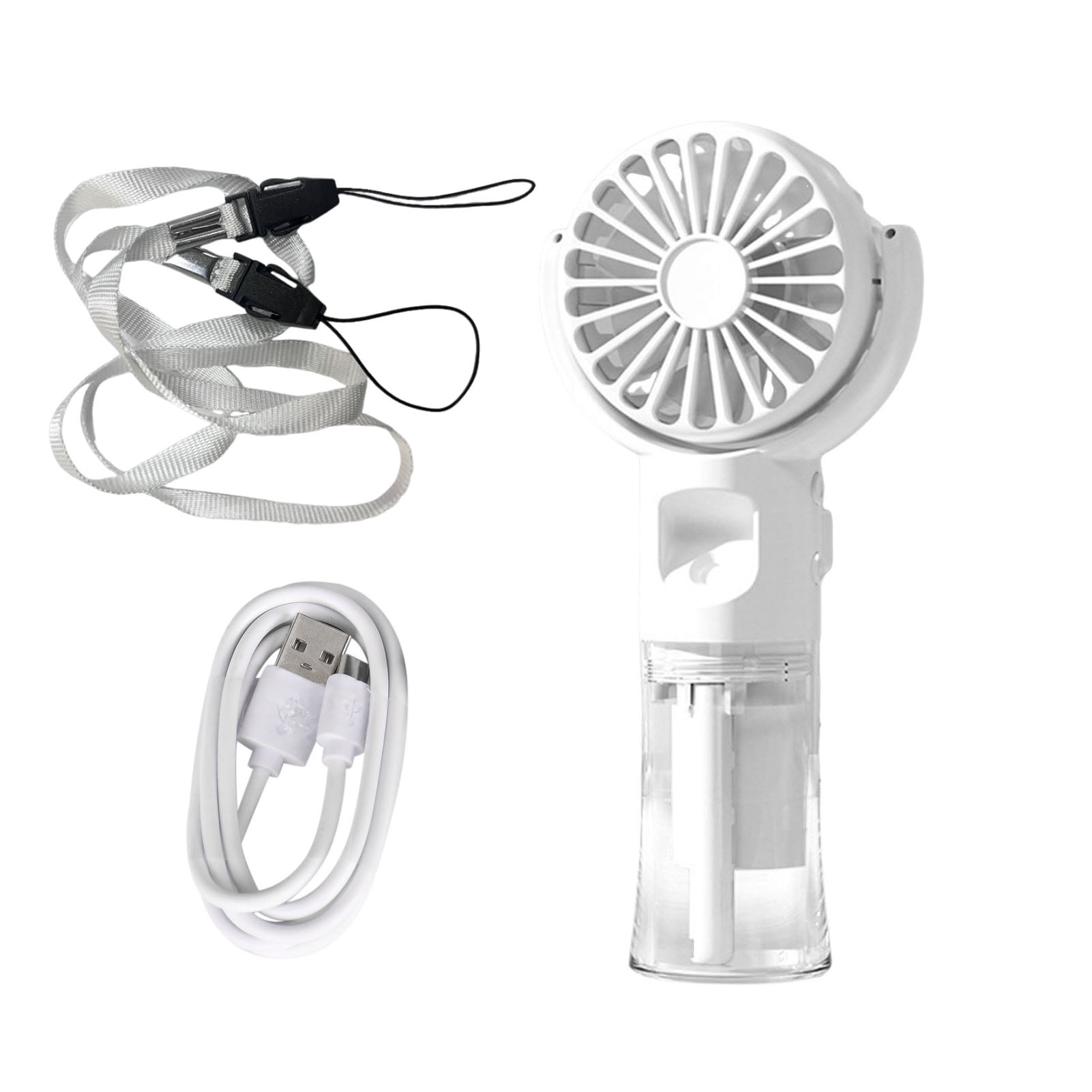 Chicmine Handheld Fan Water Spray Cooling Fan with 4 Speed Settings Low ...