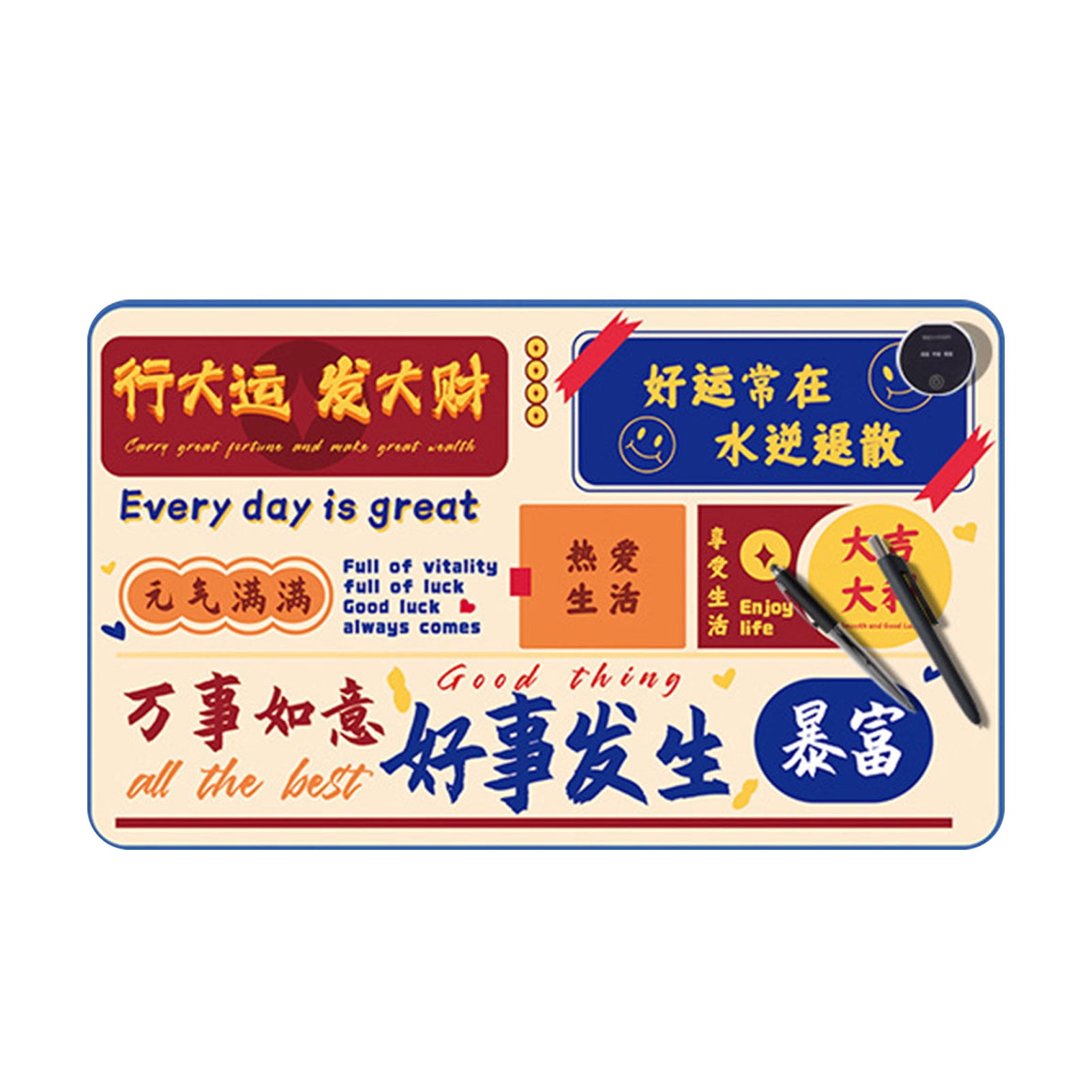 Chicmine Heated Mouse Pad for Hand-Warmer Electric Warm Desk Mat with 3 ...