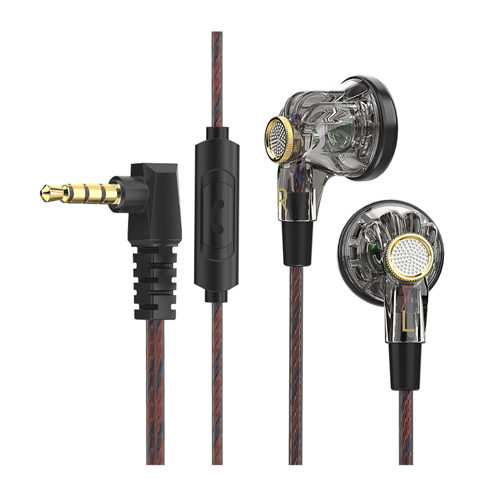 Chicmine High Clarity Gaming Earbuds Wired Headphones Noise-Cancelling ...