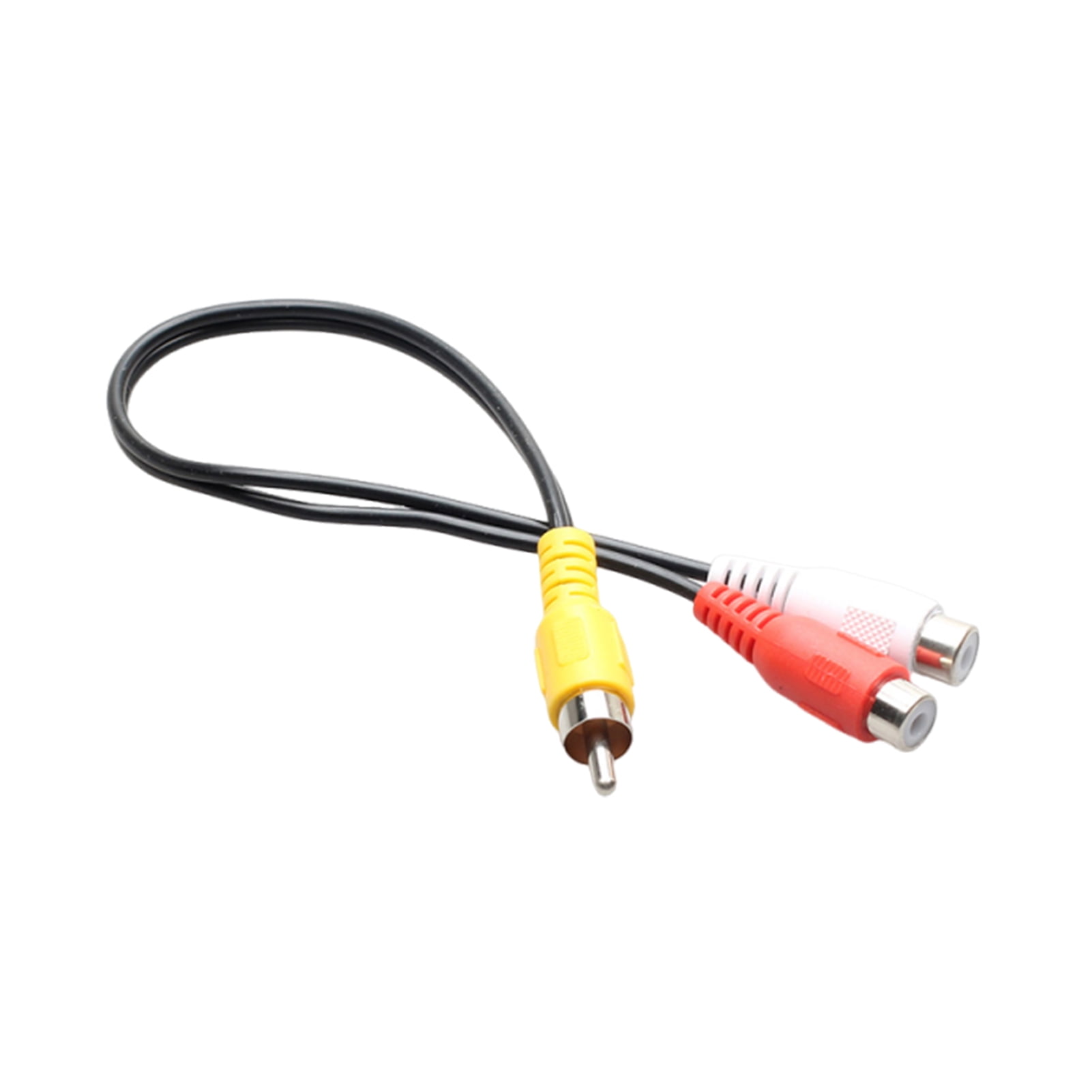 Chicmine High-Fidelity Audio Cable Stable Universal 2 RCA Male to 1 RCA ...