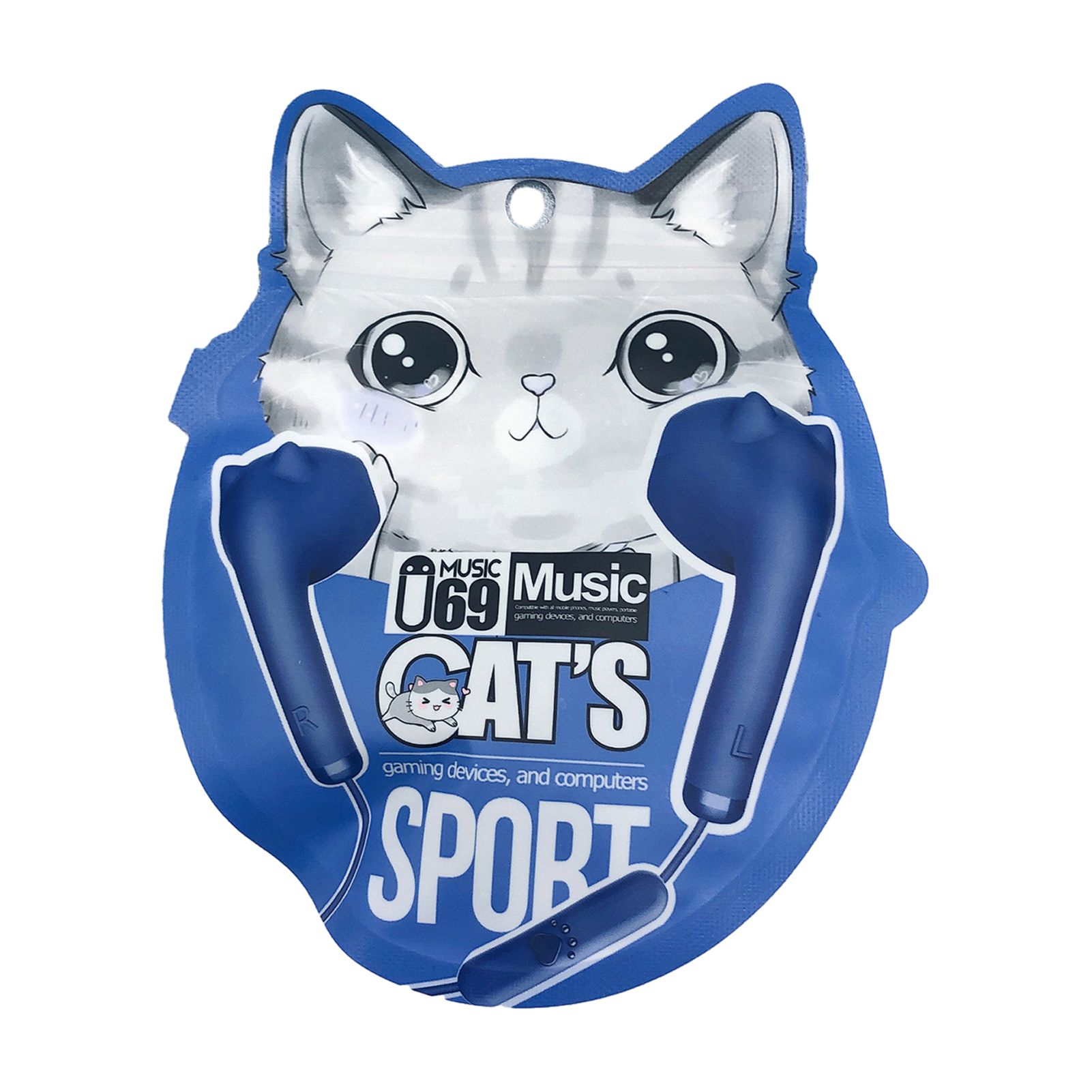 Chicmine Kawakii Cat Earbuds Lovely Design HiFi Sound Quality Noise ...