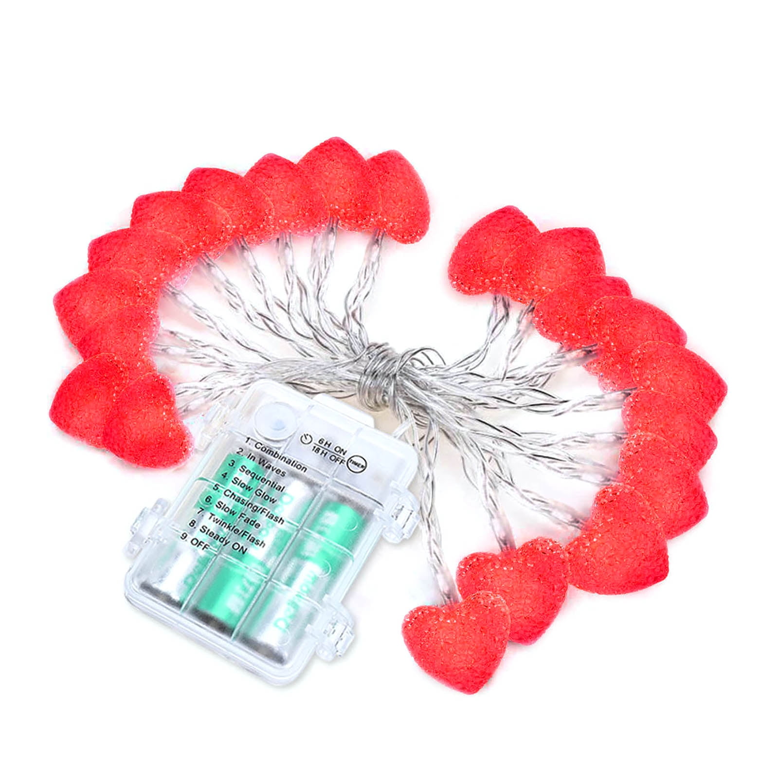 Chicmine LED Love Heart String Light Wedding Decoration Soft Lighting ...