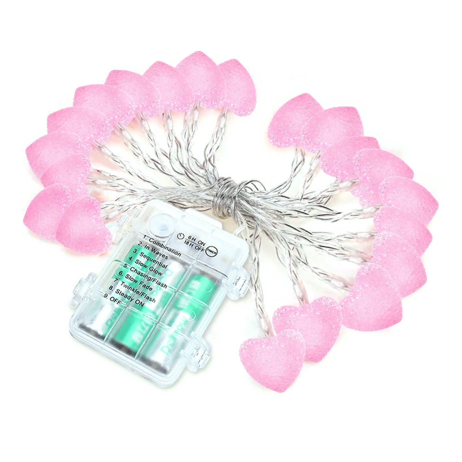 Chicmine LED Love Heart String Light Wedding Decoration Soft Lighting ...