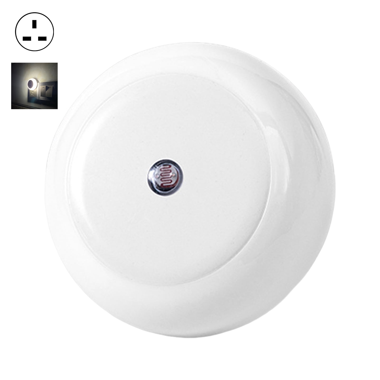 Chicmine LED Night Lamp Plug And Play Flicker Free Auto On/Off Super ...