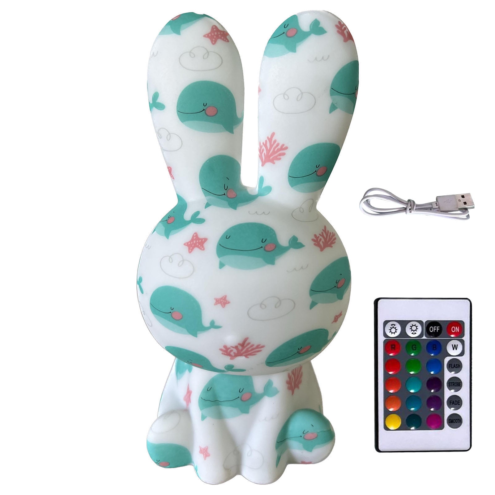 Chicmine LED Rabbit Light Creative Shape Adorable Appearance Lighting ...