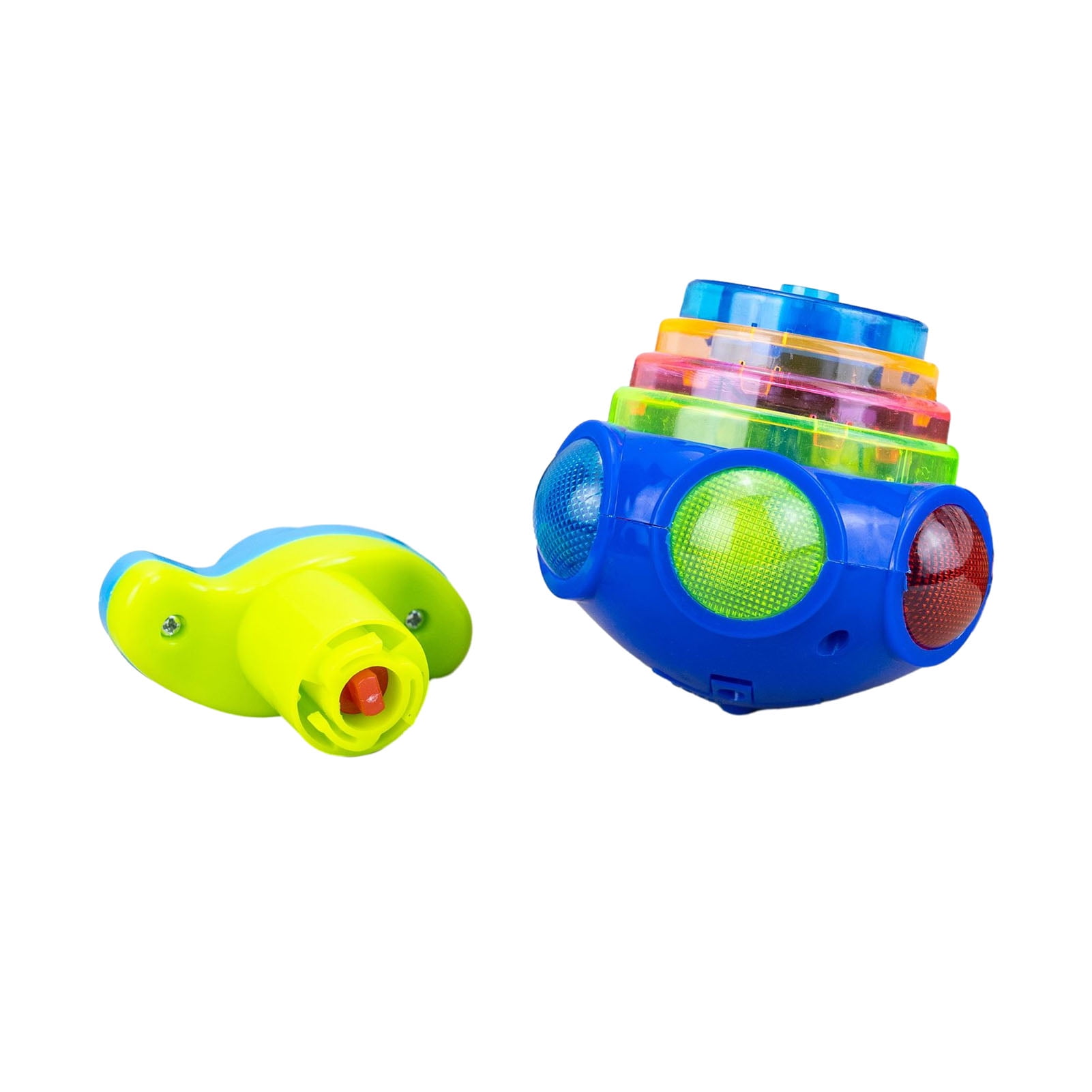 Chicmine Luminous Top Interactive Football Heart Shape Spinning Top ...