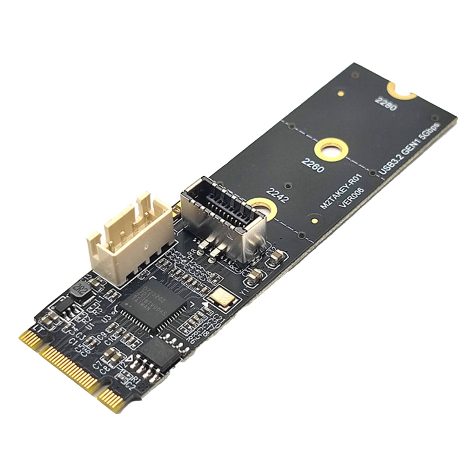 Chicmine M.2 NVME to USB3.2 Gen1 19Pin Type-C Front Type-E A-Key ...