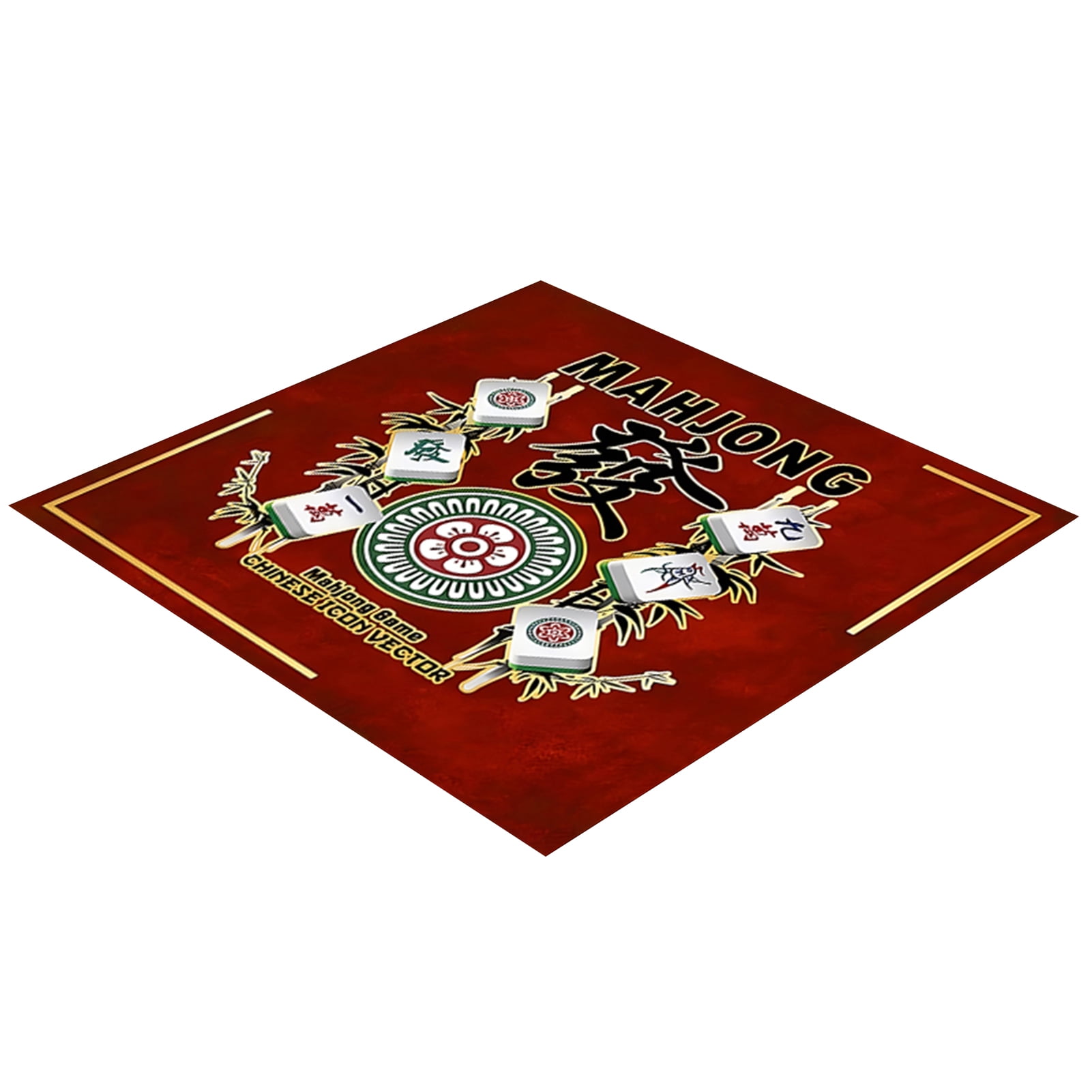 Chicmine Mahjong Table Mat Poker Domino Mahjong Tile Card Board Game ...