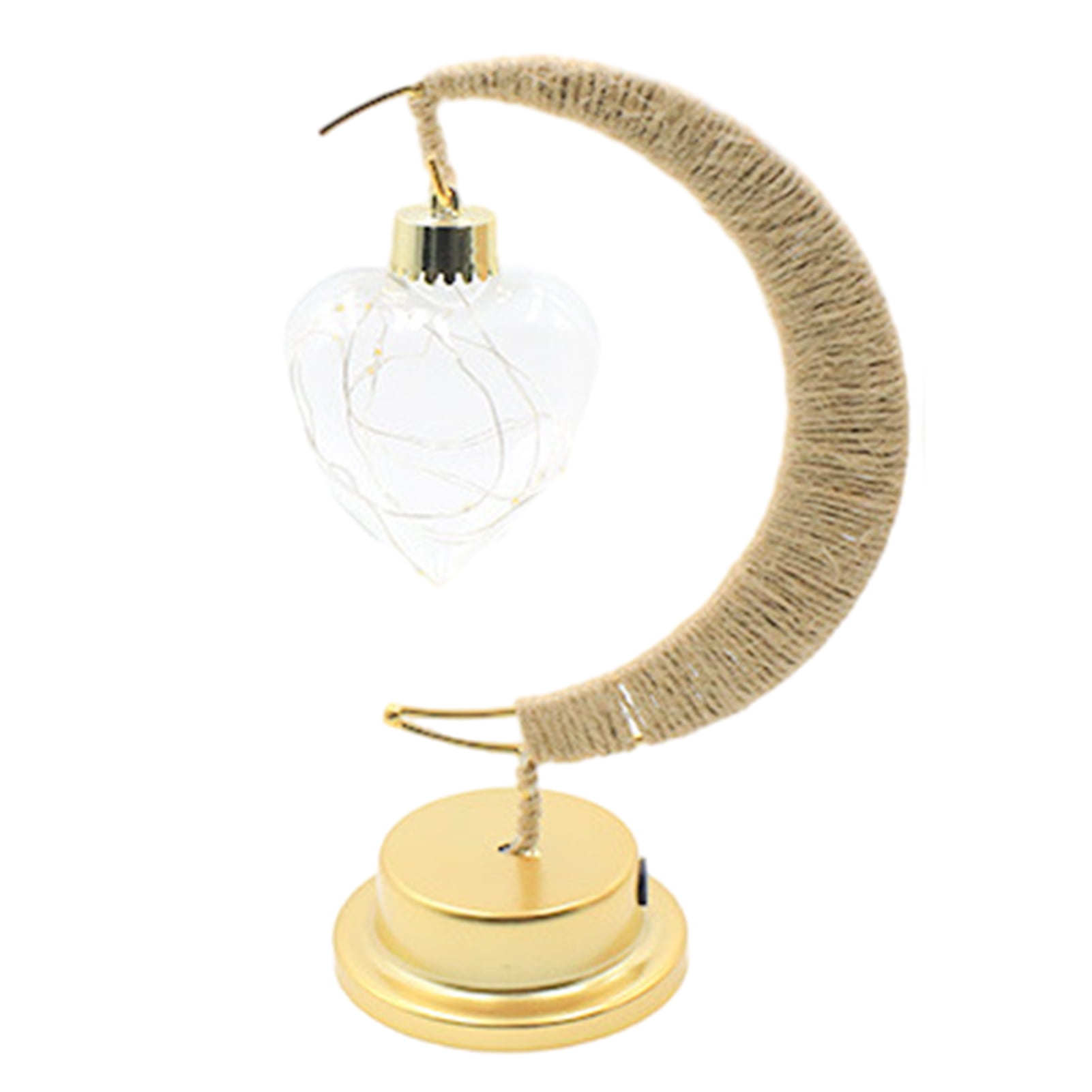 Chicmine Metal LED Moon Lamp Creative Shape Hollow Design Flicker Free ...