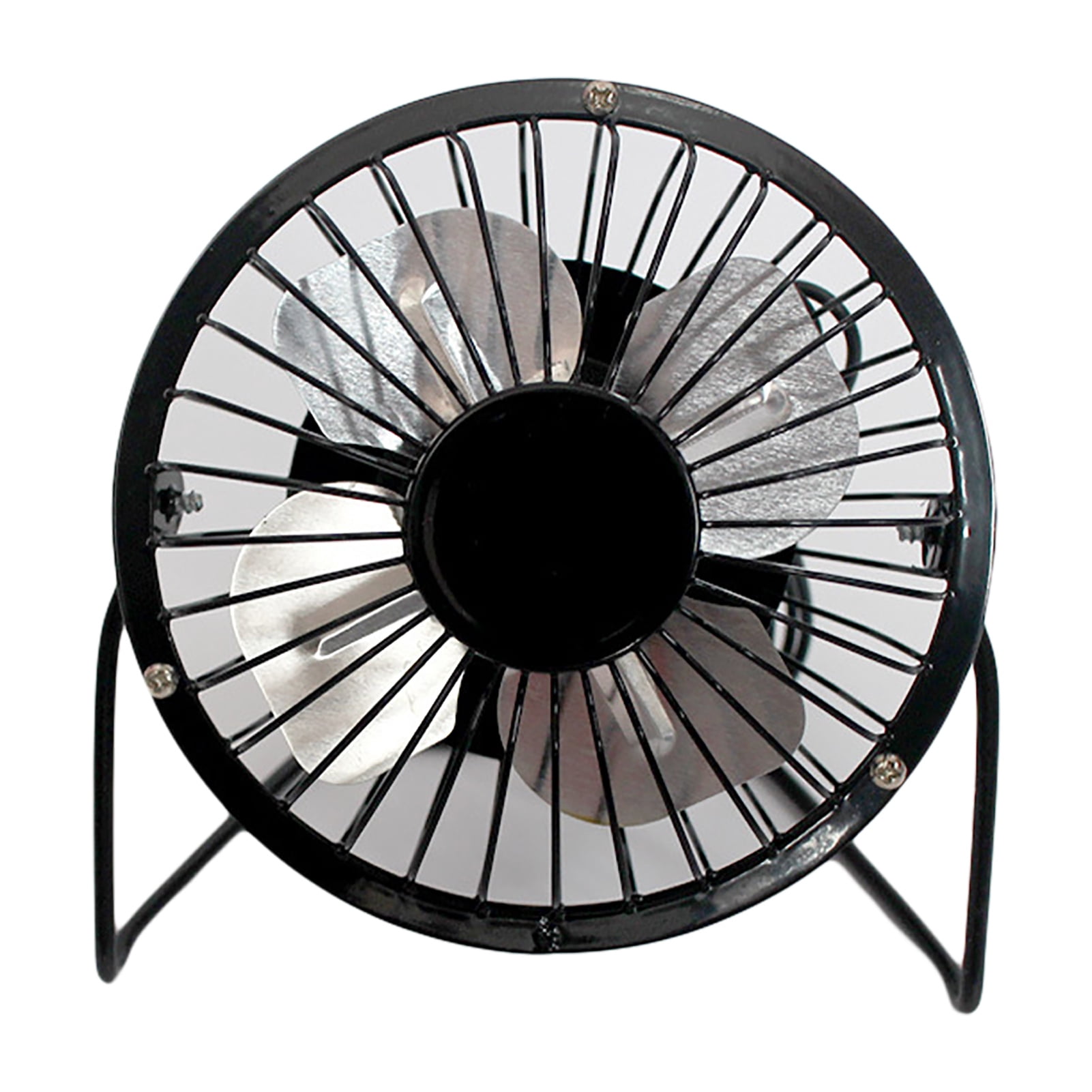 Chicmine Mini Fan Silent Strong Wind USB Charging Metal Wrought Iron ...