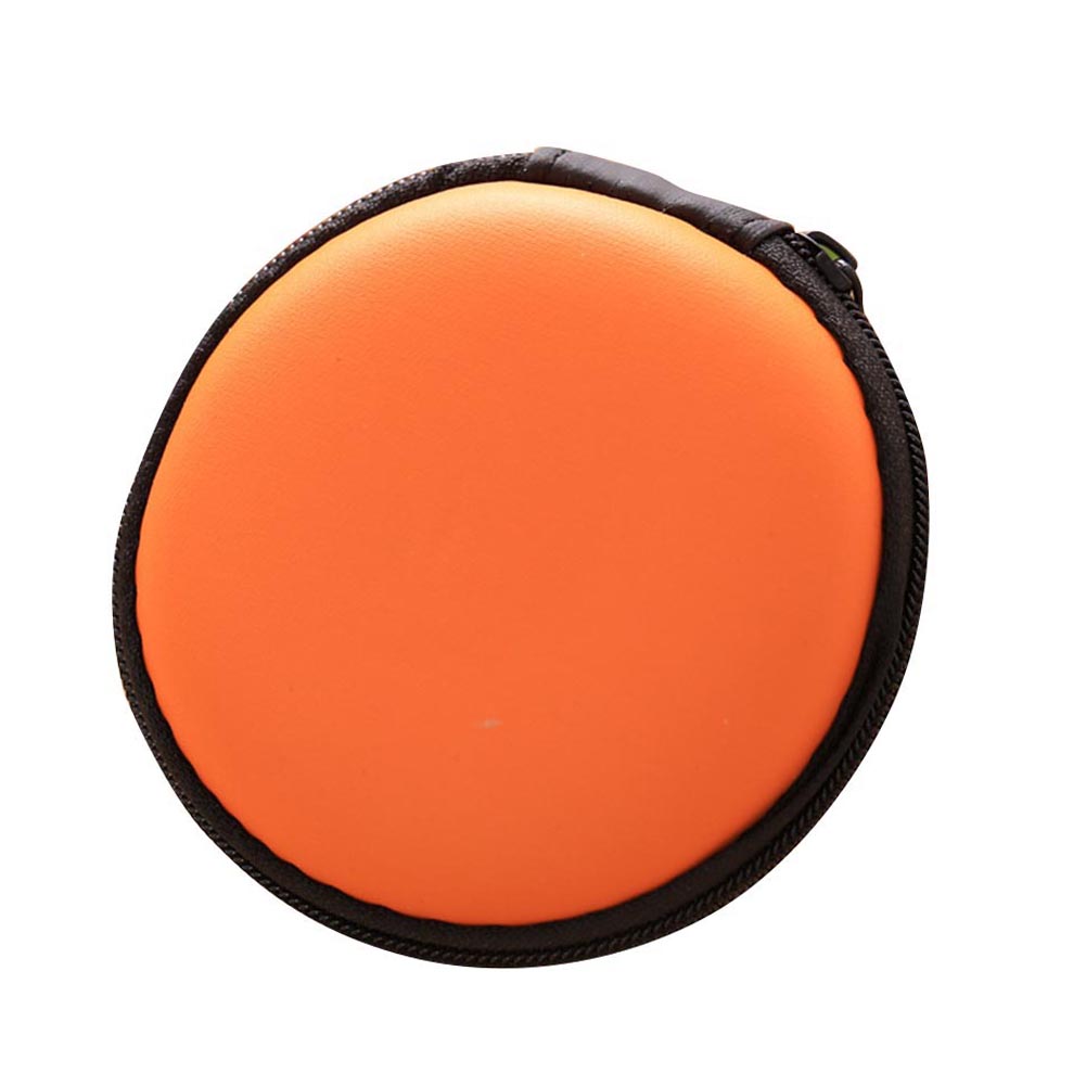 Chicmine Mini Portable Round Earphone Cable USB Data Cord Storage Bag ...