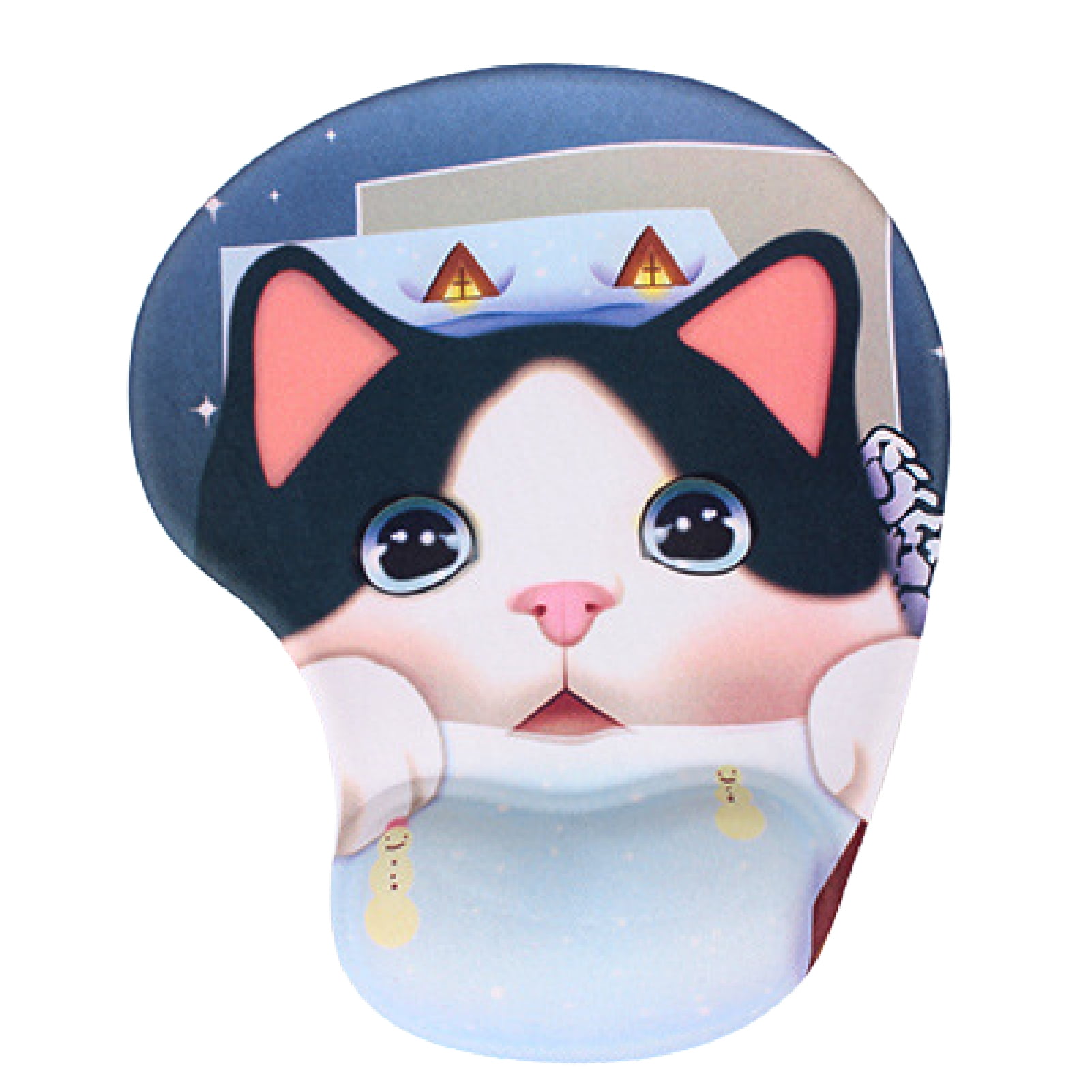 Chicmine Mouse Pad Cute Cartoon Silicone 3D Wrist Rest Mice Mat for ...