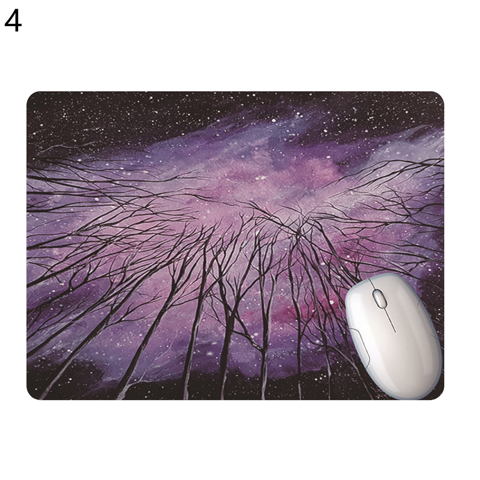 Chicmine Mouse Pad Soft Anti-slip Smooth Surface Starry Sky Desktop ...