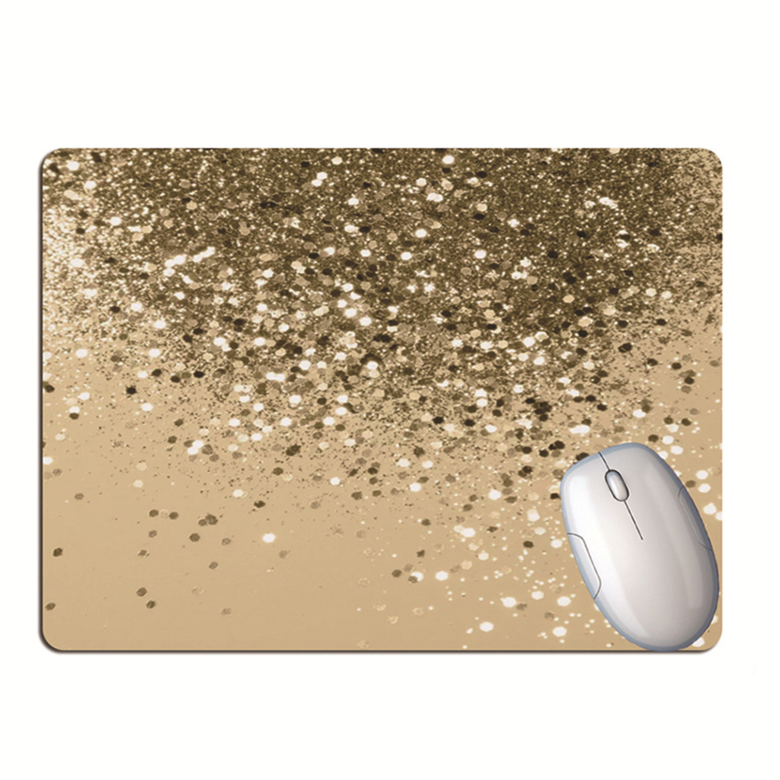 Chicmine Mouse Pad Soft Non-slip Smooth Surface Glass Texture Table ...
