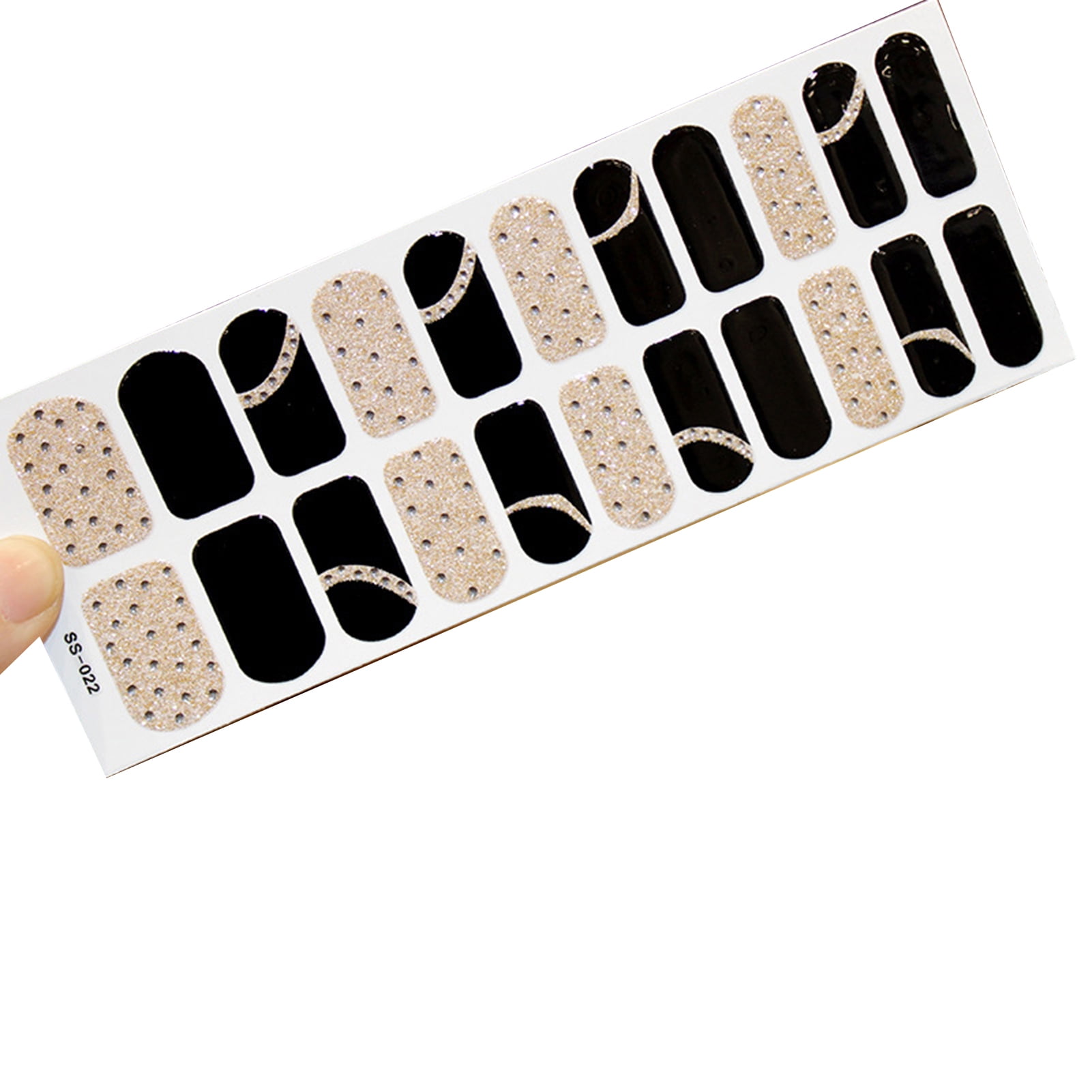 Chicmine Nail Sticker Self-Adhesive Eco-friendly Paper Nail Art ...