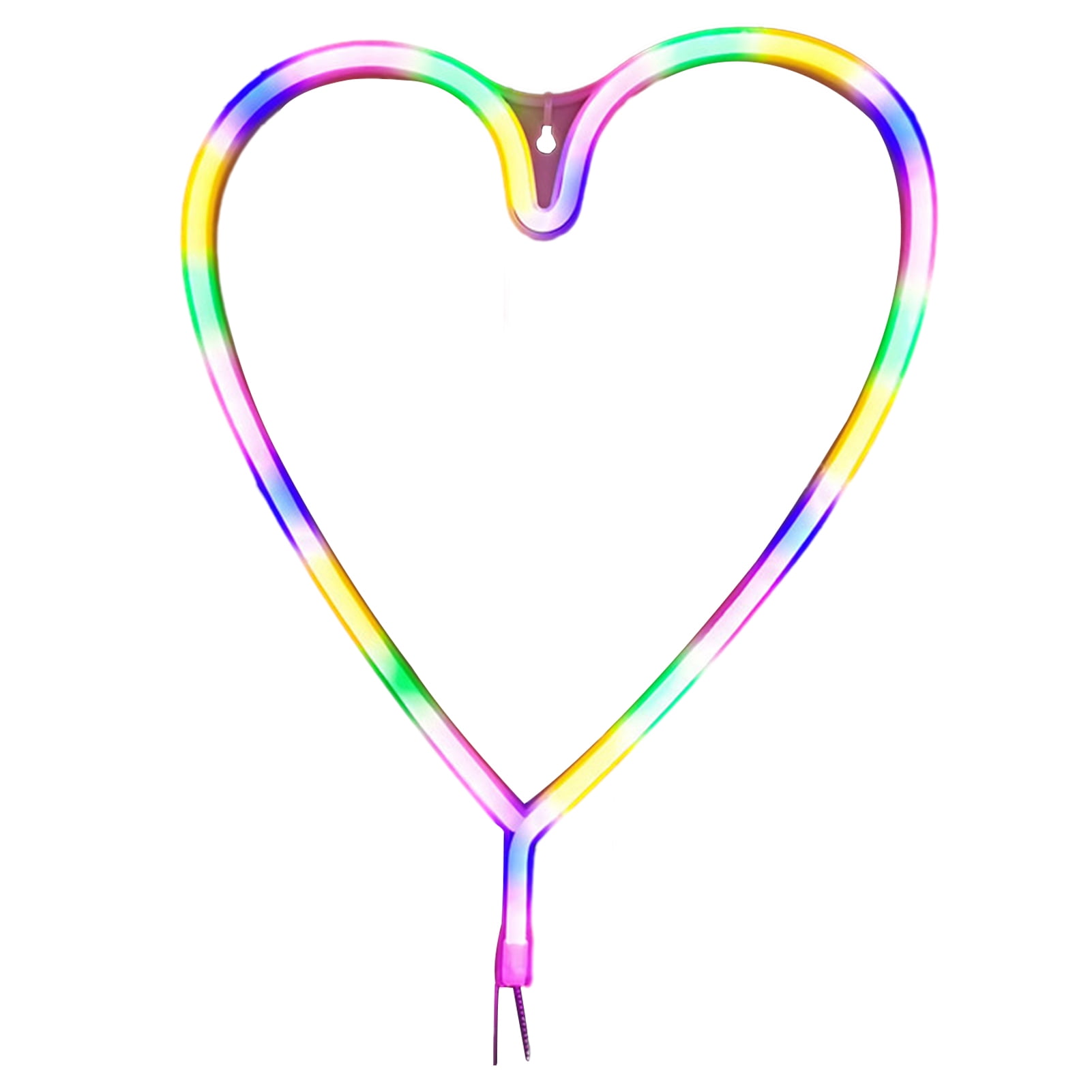 Chicmine Neon Sign Lamp Creative Shape USB/Battery Operated Non-glaring ...