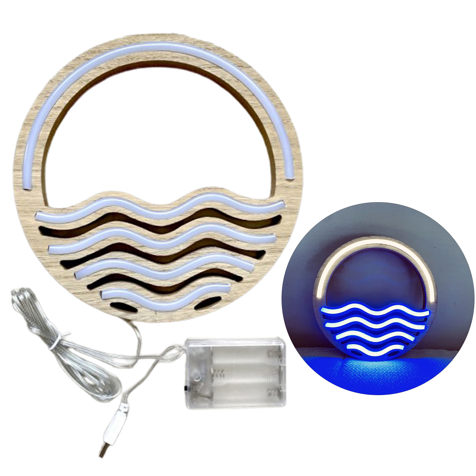 Chicmine Neon Sign Light USB/Battery Operated Warm Ambiance Decorative ...