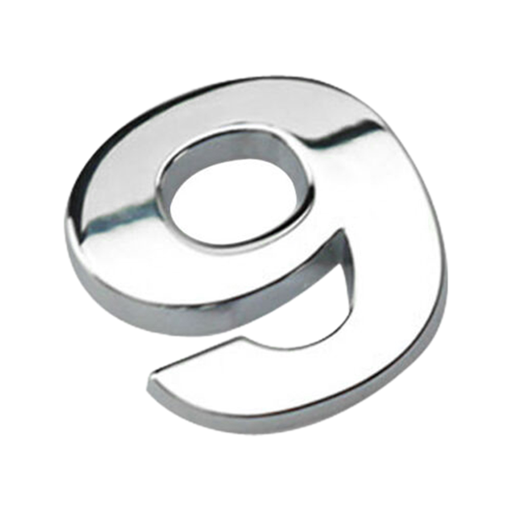 Chicmine Number Letter Self-adhesive Auto Sticker Car Badge Decals ...