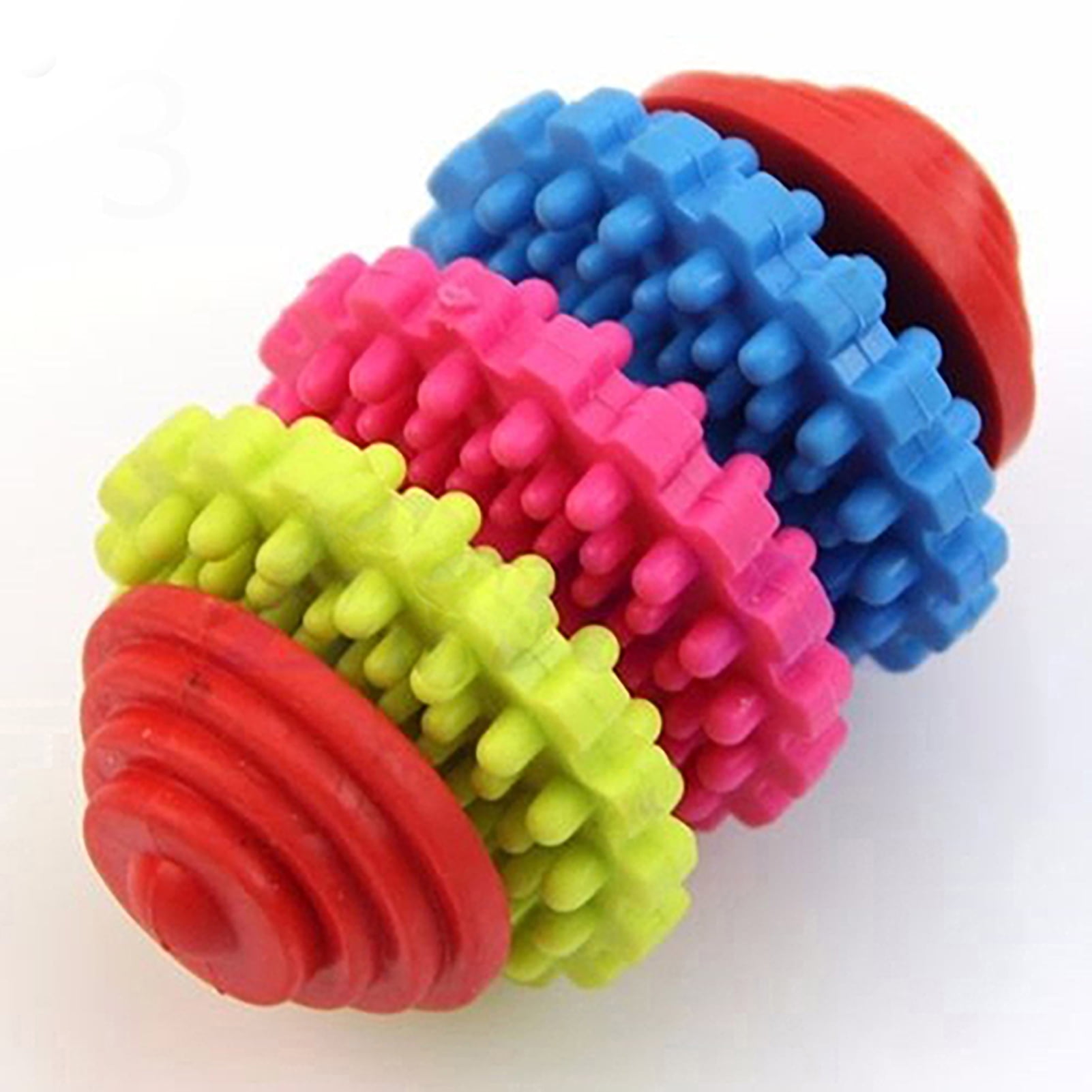 Chicmine Pets Dogs Puppy Colorful Rubber Dental Teething Healthy Teeth ...