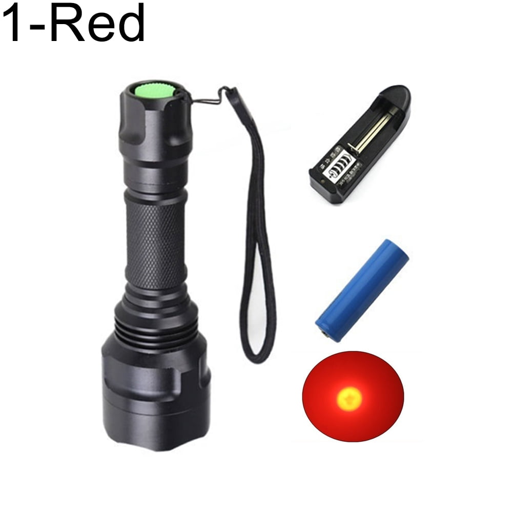 Chicmine Portable Green/White/Purple LED Torch Light Hunting Money ...