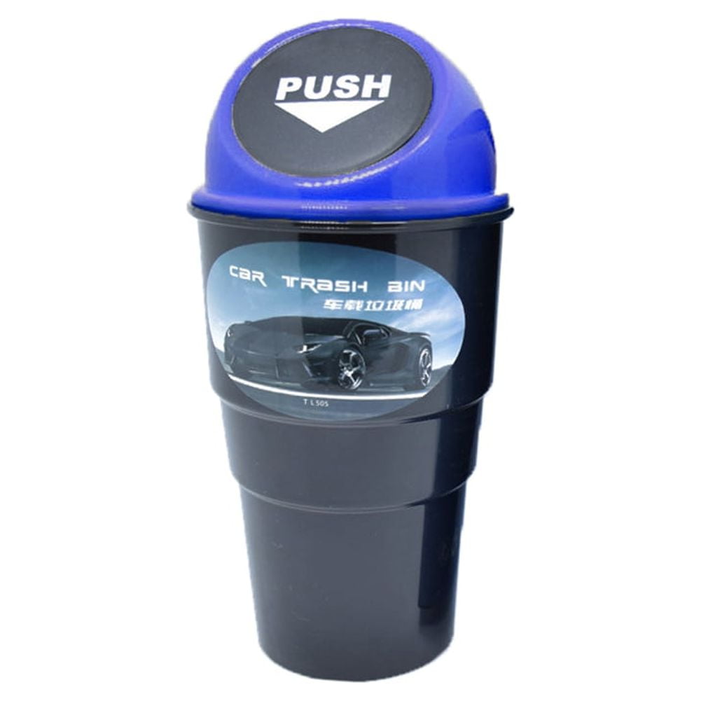 Chicmine Portable Mini Car Garbage Bin Rubbish Trash Can Plastic ...