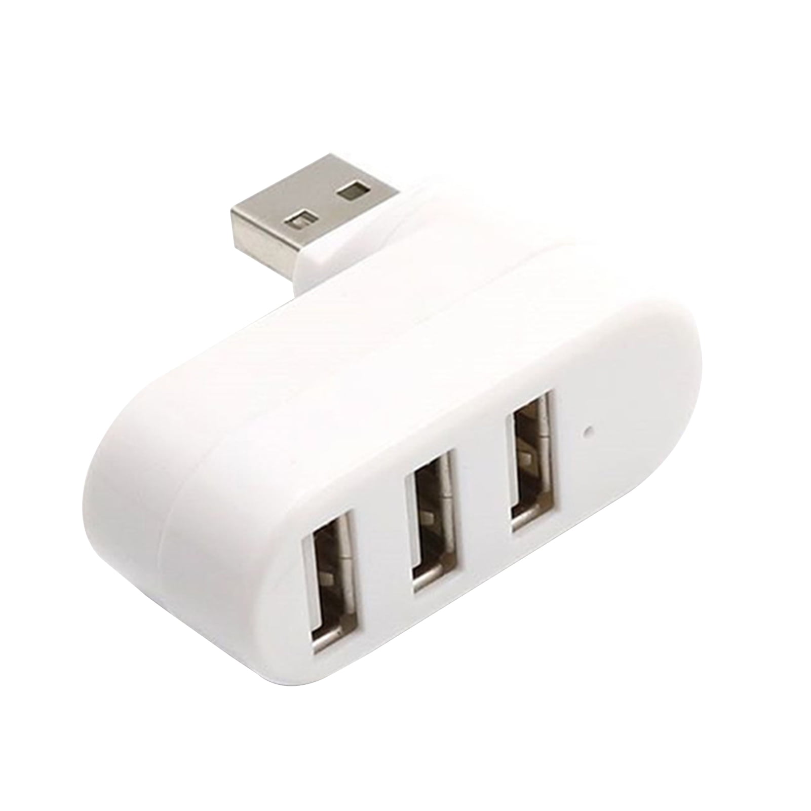 Chicmine Portable USB2.0 Hub 90/180 Degree Rotatable 3-Port Wireless ...
