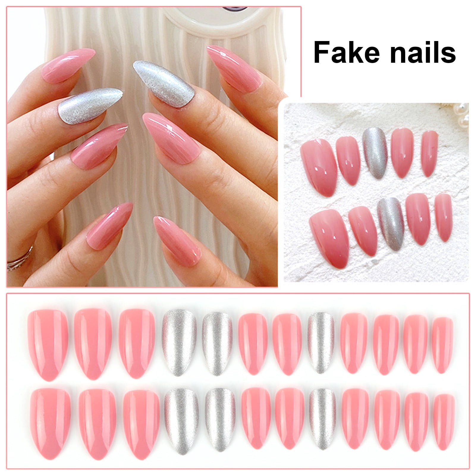 Chicmine Press On False Nails Leopard Print Fake Nails European Ins ...