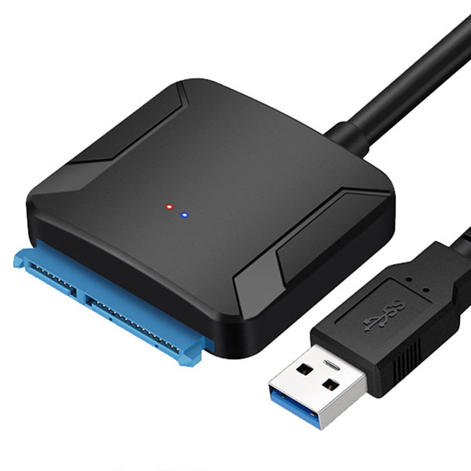 Chicmine SATA to USB3.0 Cable with Power Adapter 2.5/3.5 Inch External ...